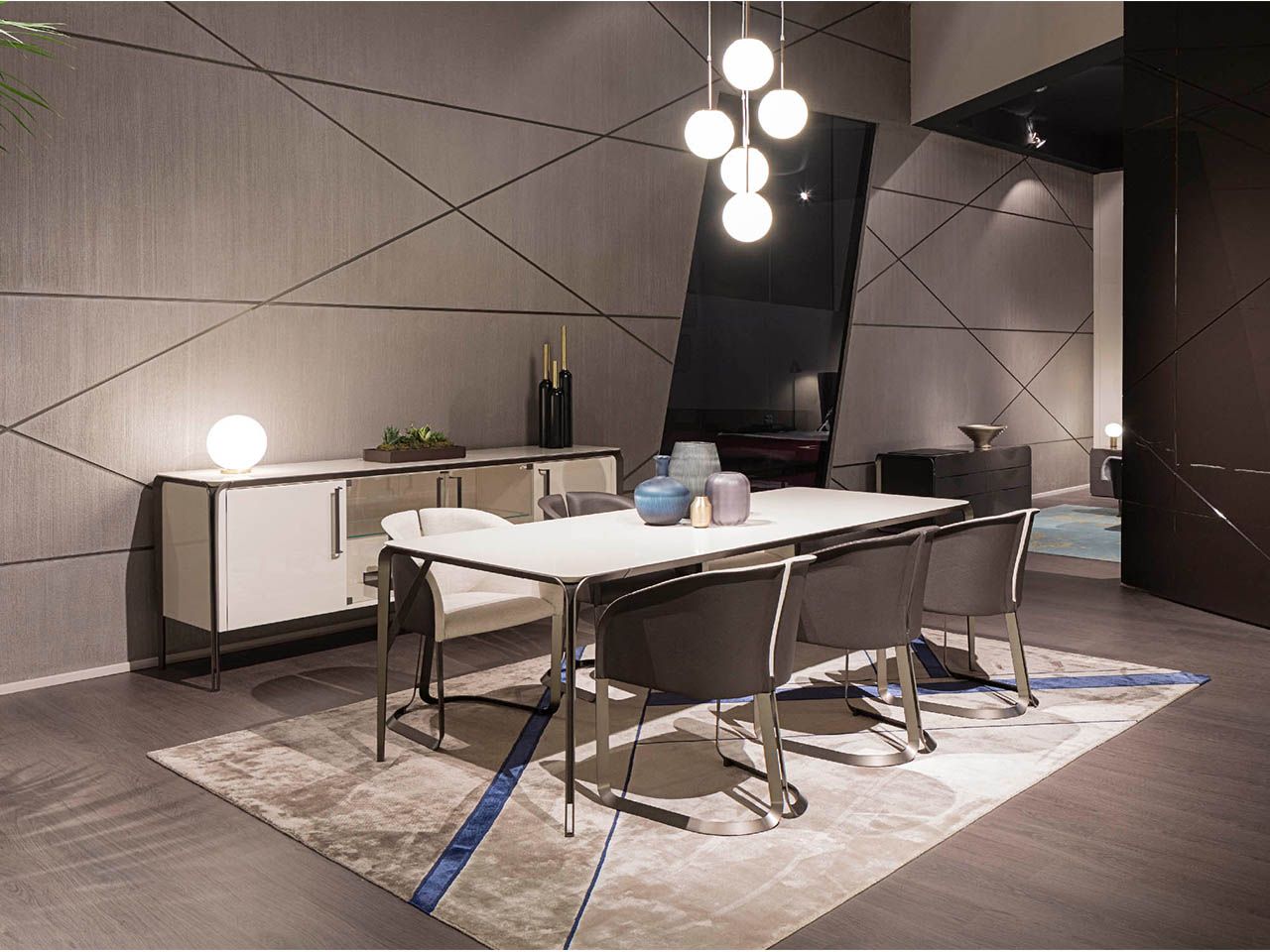 MILANO Rectangular wooden table By Turri | design SBGA | Blengini Ghirardelli