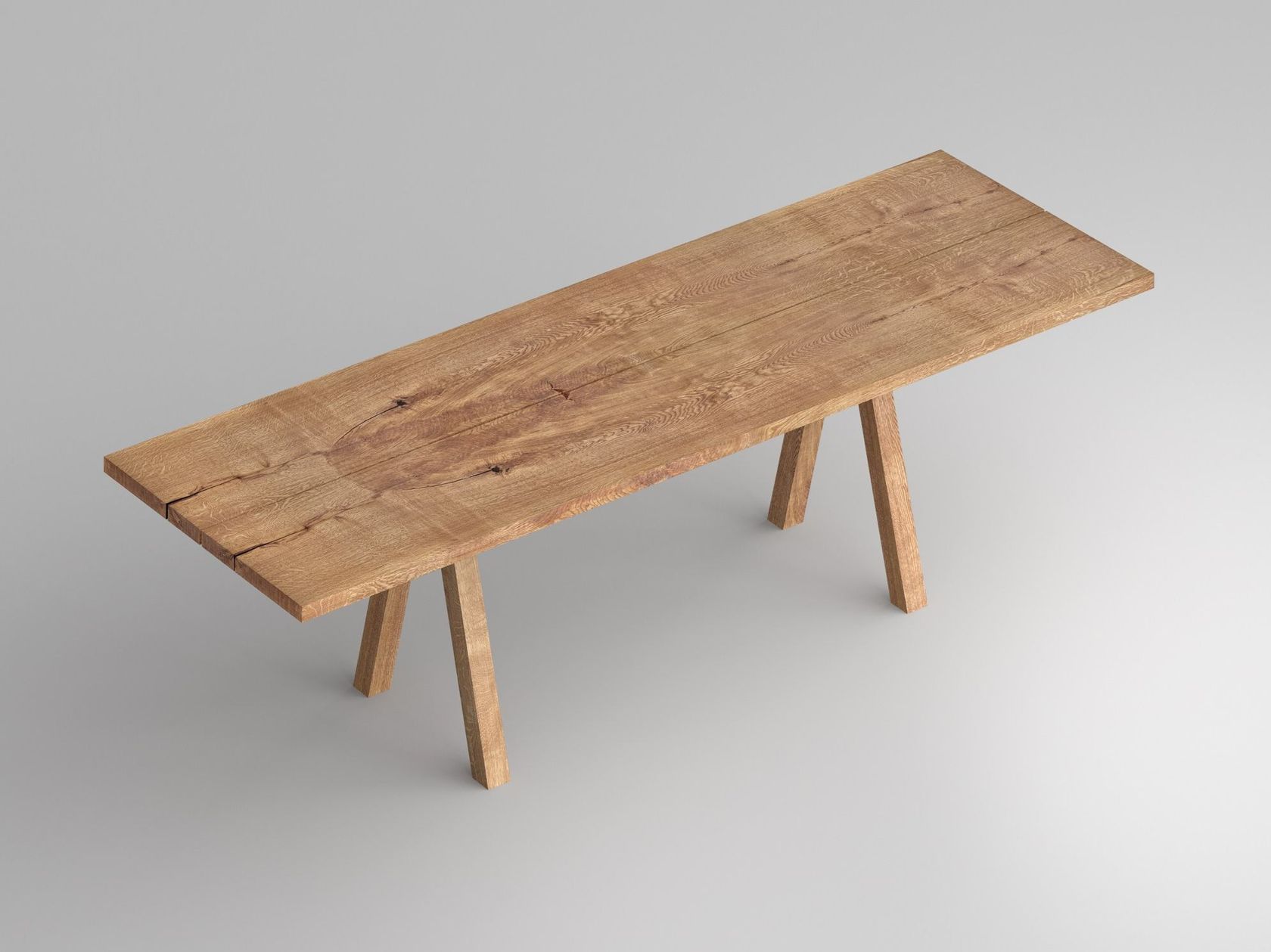 PAPILIO Rectangular solid wood table By Vitamin Design | design GG ...
