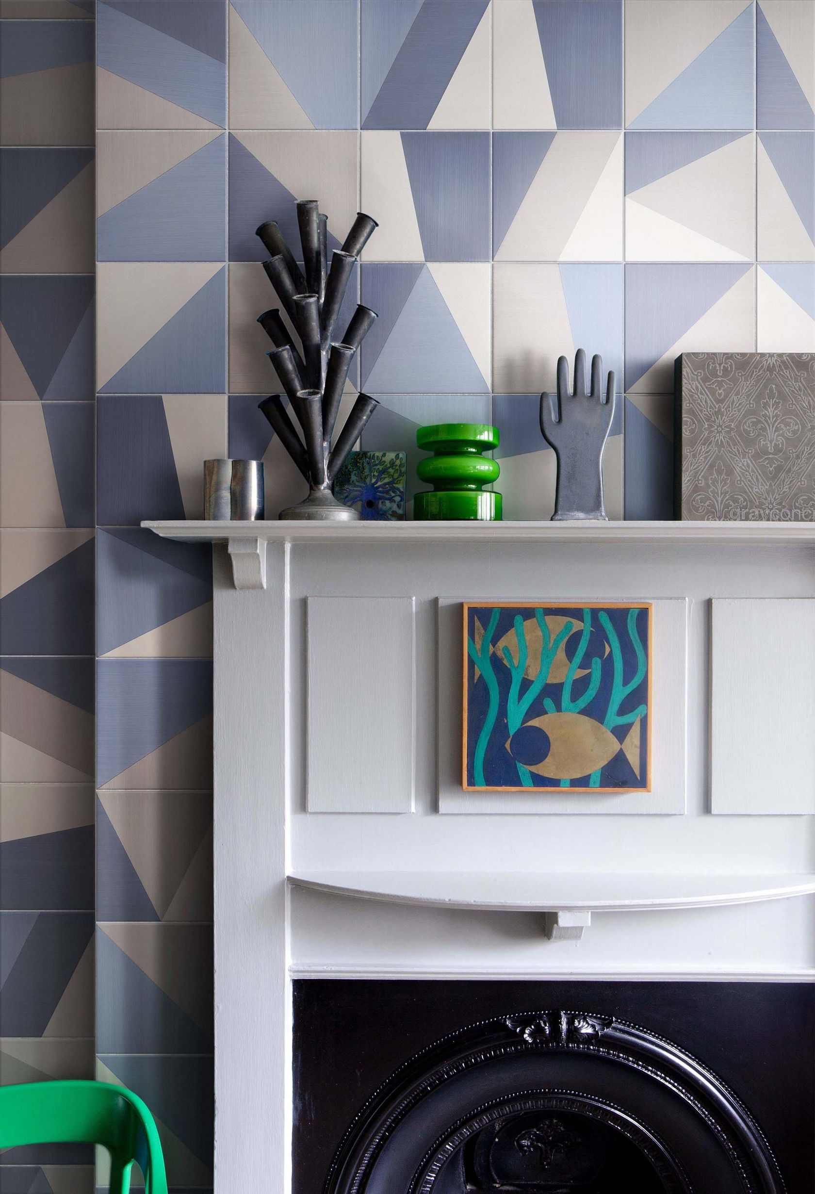 Glazed porcelain stoneware wall tiles / flooring TANGRAM Tangram ...