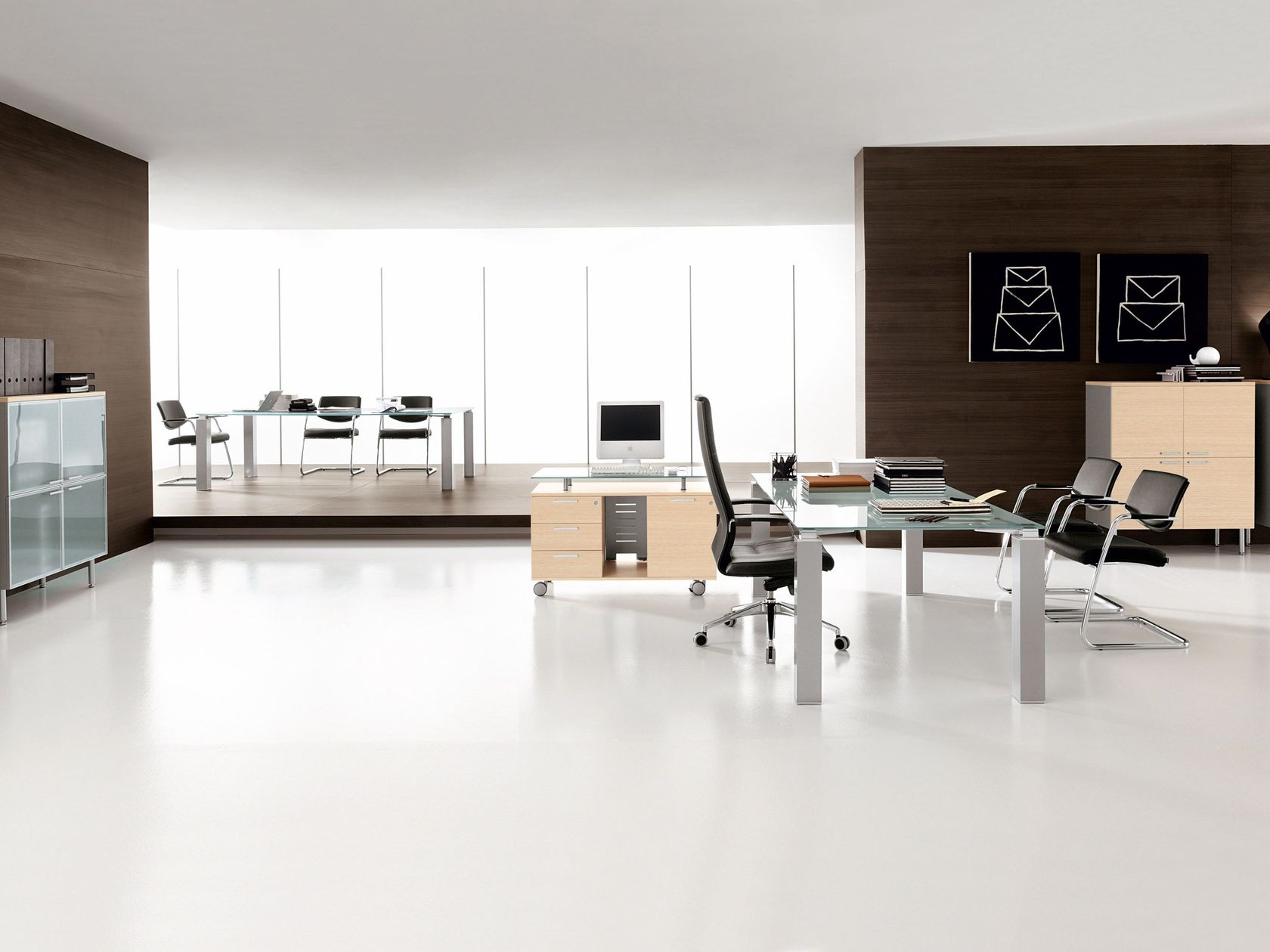 TAO EXECUTIVE | L-shaped office desk Tao Collection By Sinetica design ...