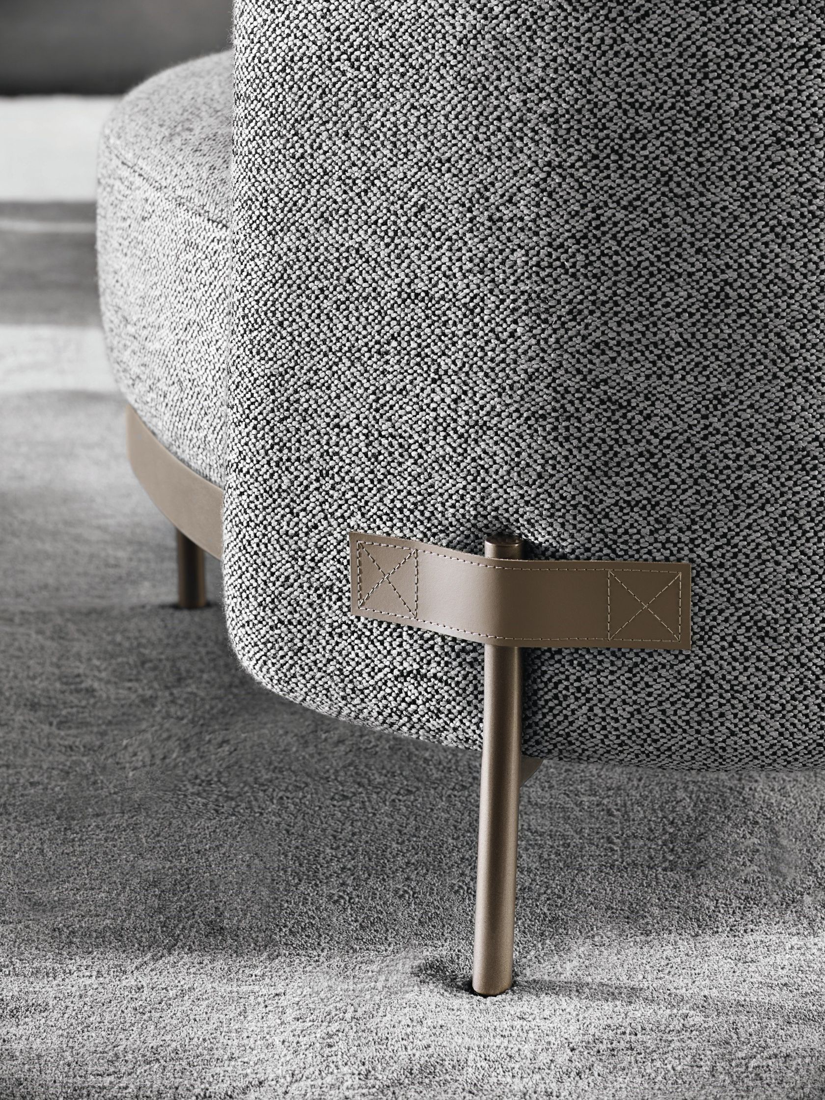 TAPE Armchair By Minotti | design Nendo