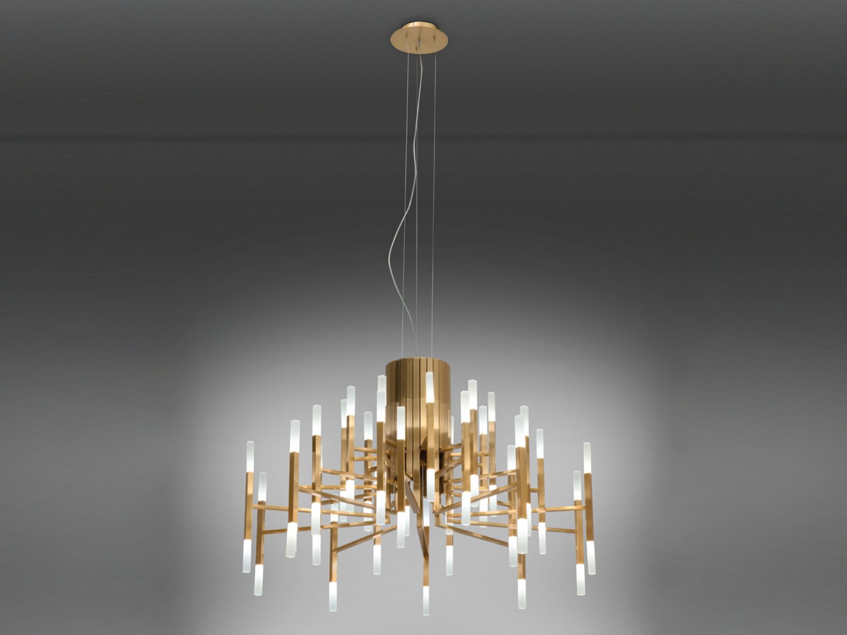 THE LIGHT 5150/18 Iron chandelier By Alma light