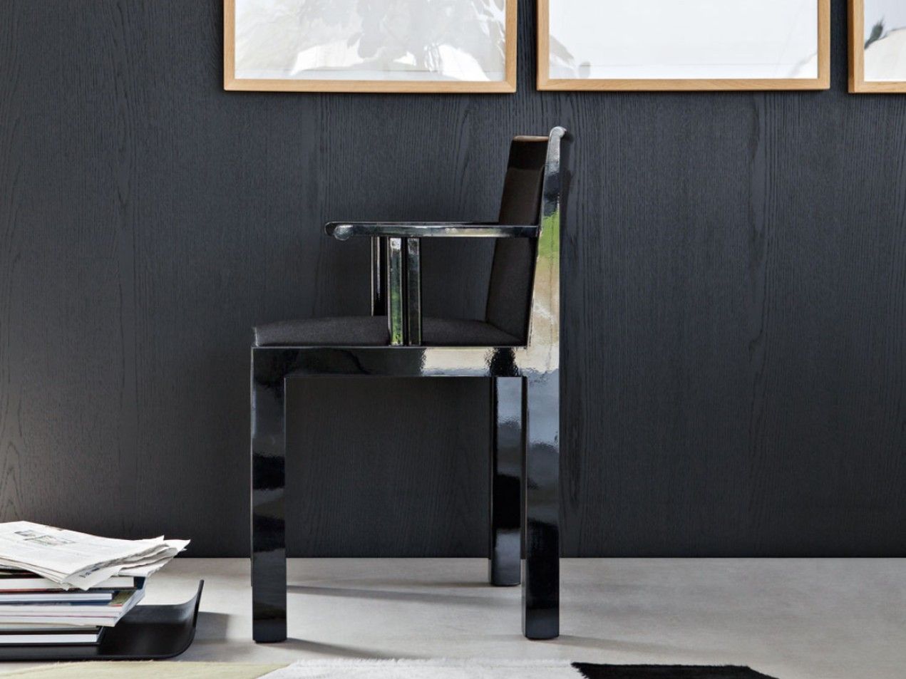 TEATRO | Chair with armrests By Molteni & C. design Aldo Rossi, Luca Meda