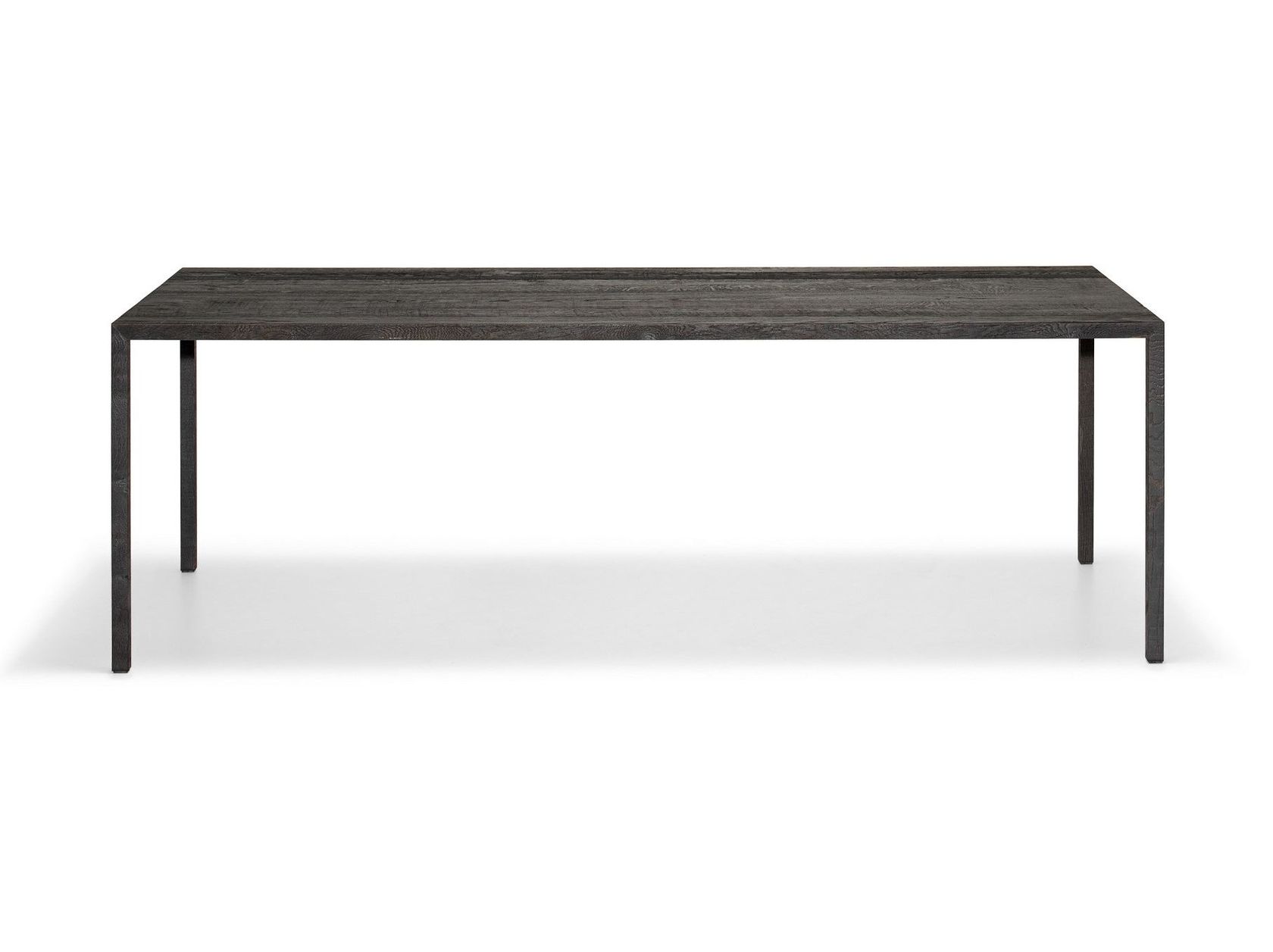Rectangular oak table TENSE CARBONE Tense Collection By MDF Italia ...