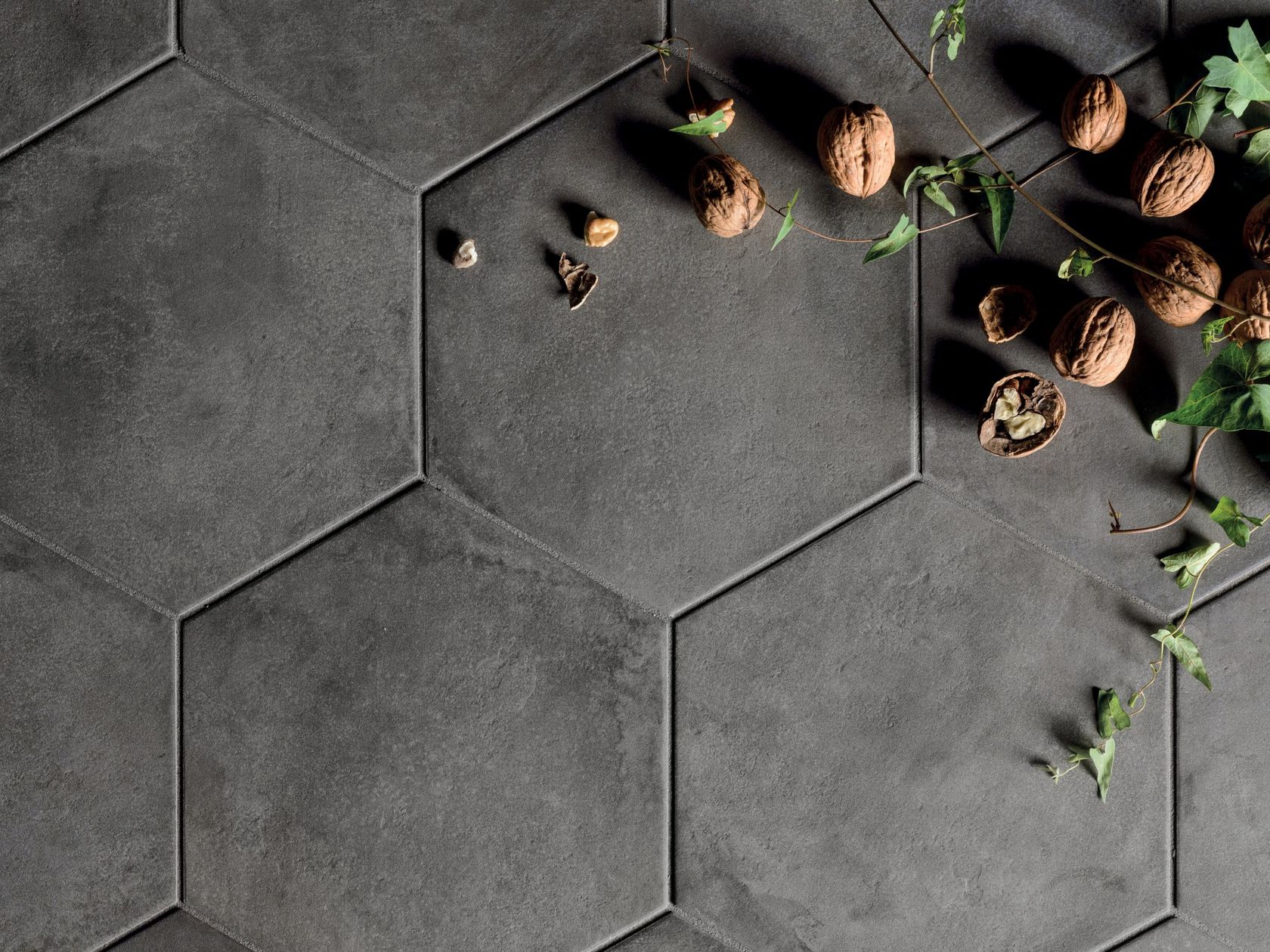 Full-body porcelain stoneware wall/floor tiles TERRA - NERO Terra ...