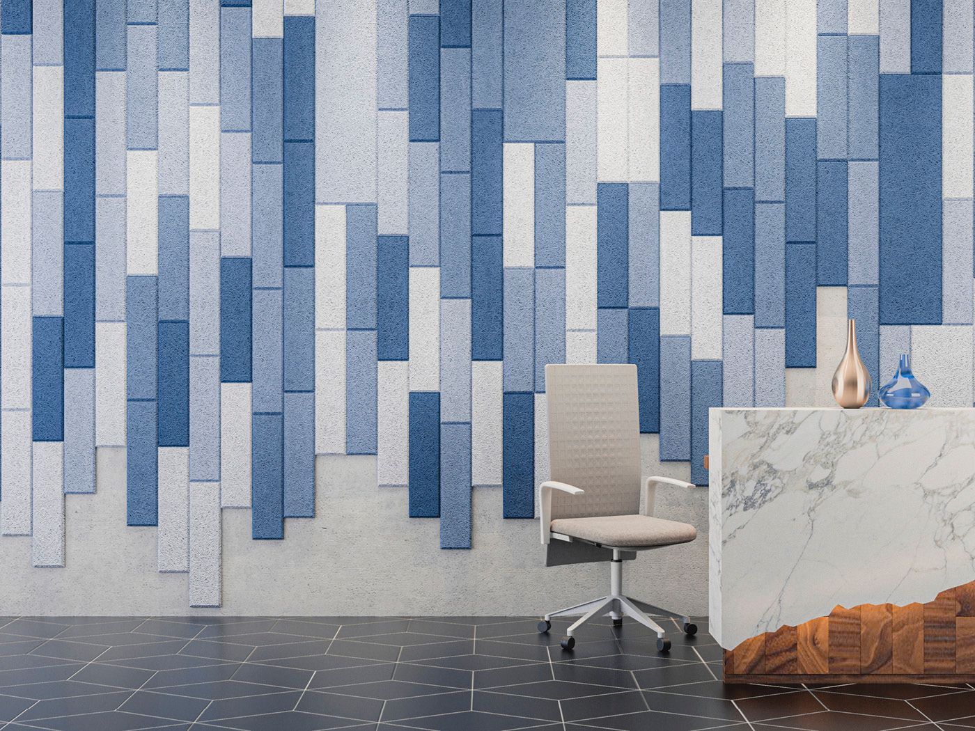 TETRYS BY CELENIT | Acoustic wall panel TETRYS by Celenit Collection By ...
