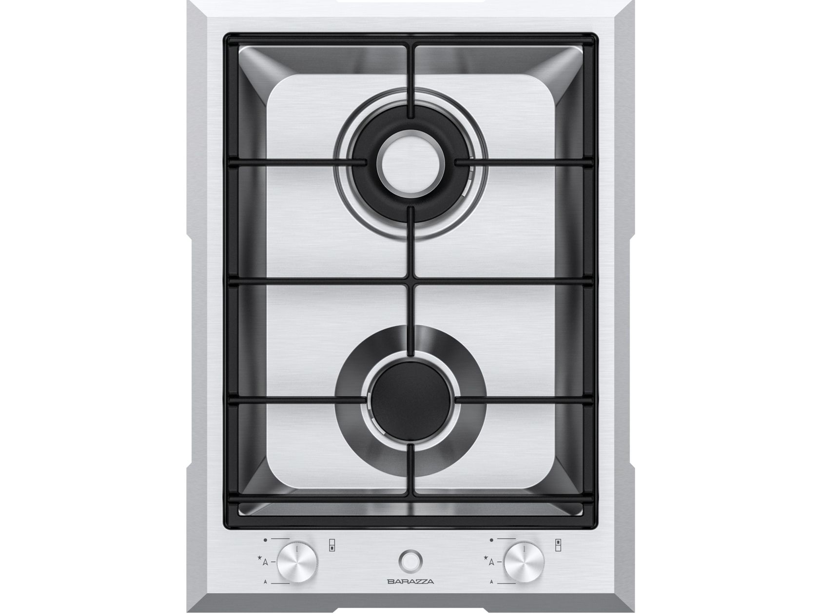 Gas countertop stainless steel hob THALAS 1PTF2A Outdoor Collection By ...