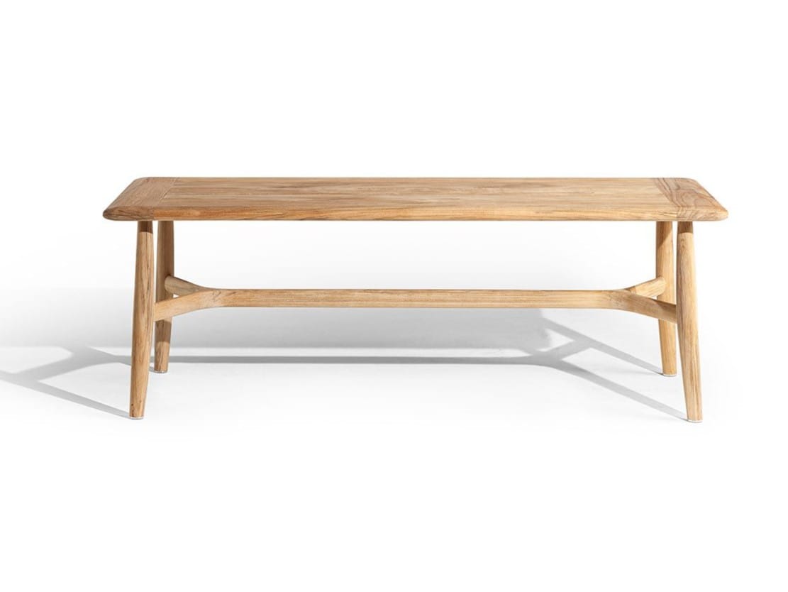 THE SECRET GARDEN Rectangular teak garden table By Poltrona Frau ...