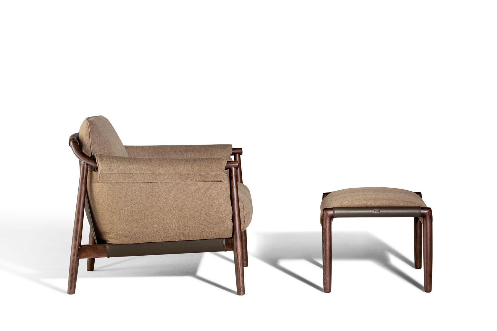 TIMES LOUNGE | Fabric footstool THE COLLECTION - Sofa and Armchairs ...