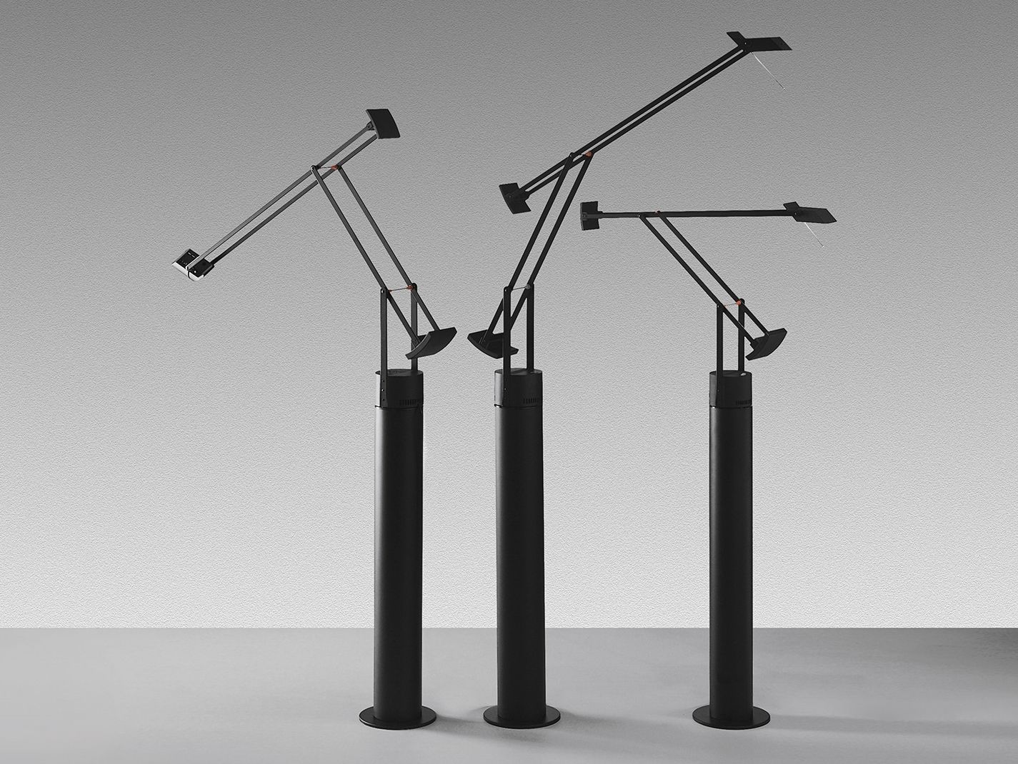 TIZIO Aluminium floor lamp with swing arm By Artemide | design Richard ...