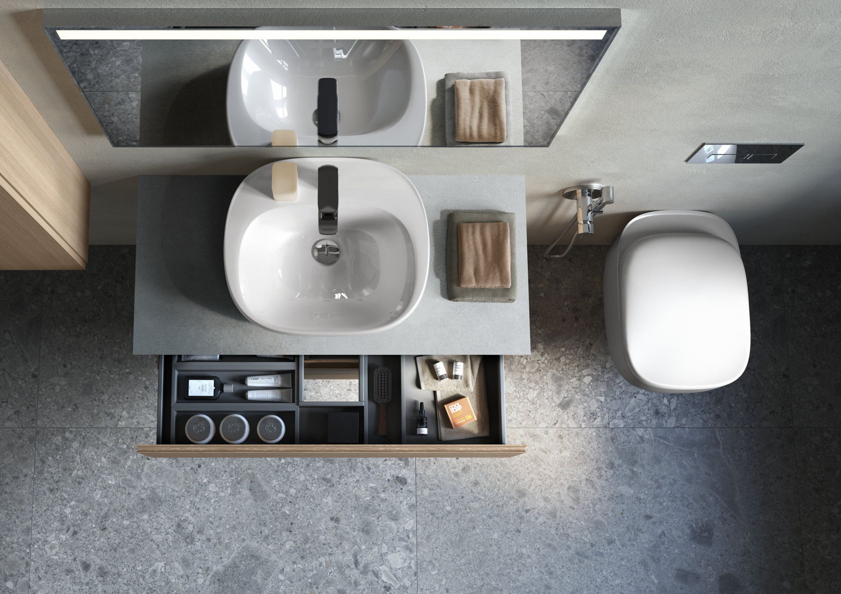 Wc sospeso in ceramica RAK-ILLUSION | Wc Collezione RAK-Illusion By RAK ...