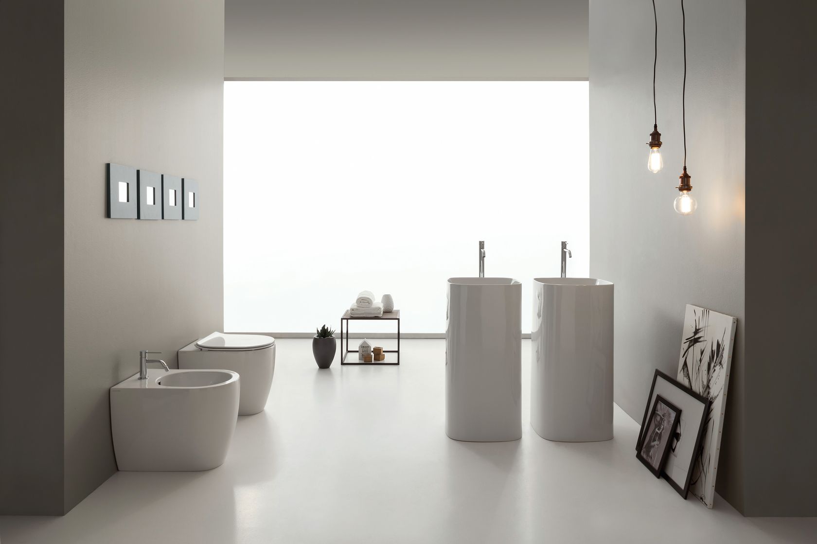 MOON Wc in ceramica By Scarabeo Ceramiche | design Massimiliano Braconi