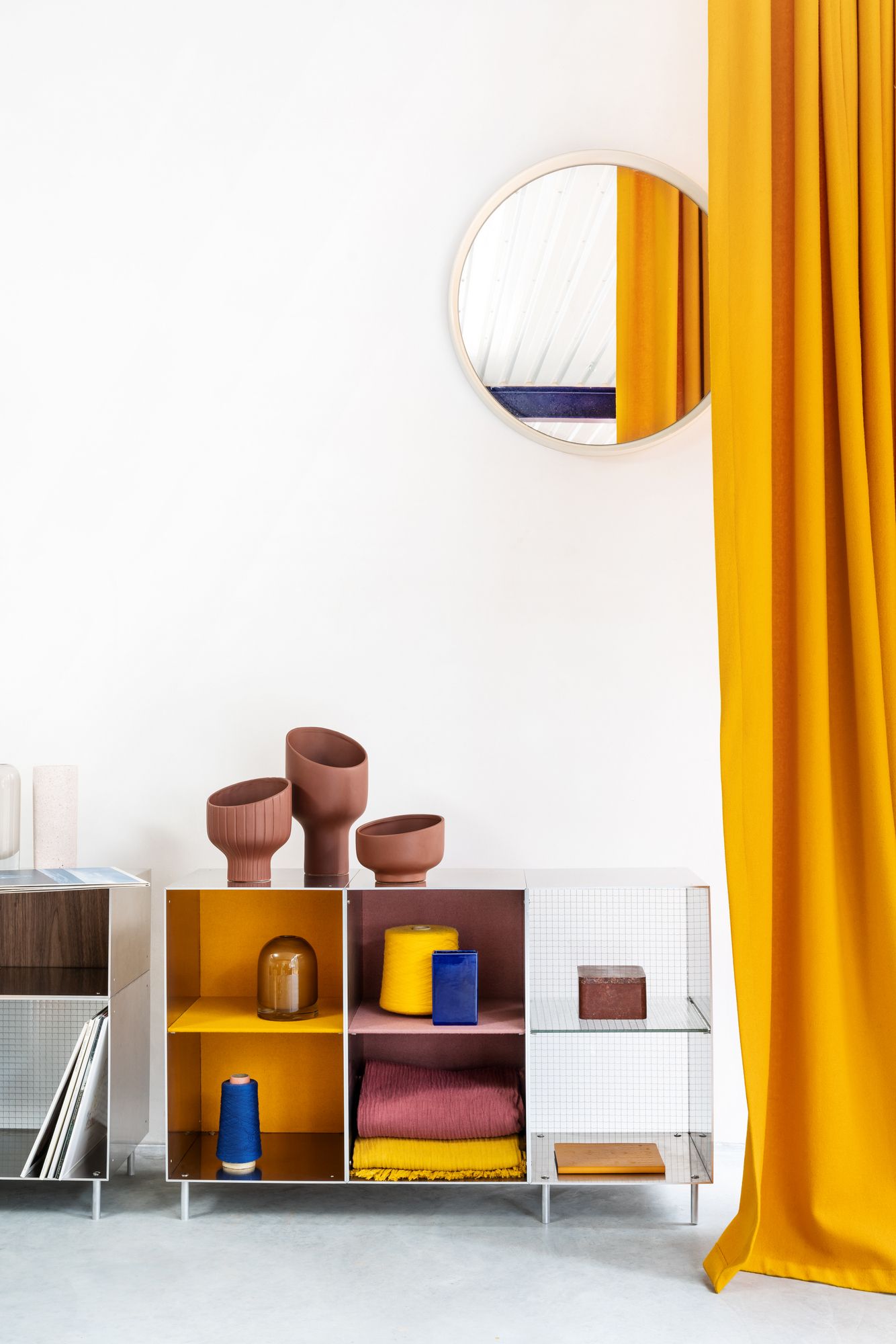 TOTEM SHELVES AND CABINETS | Modular bookcase Open modular aluminium ...