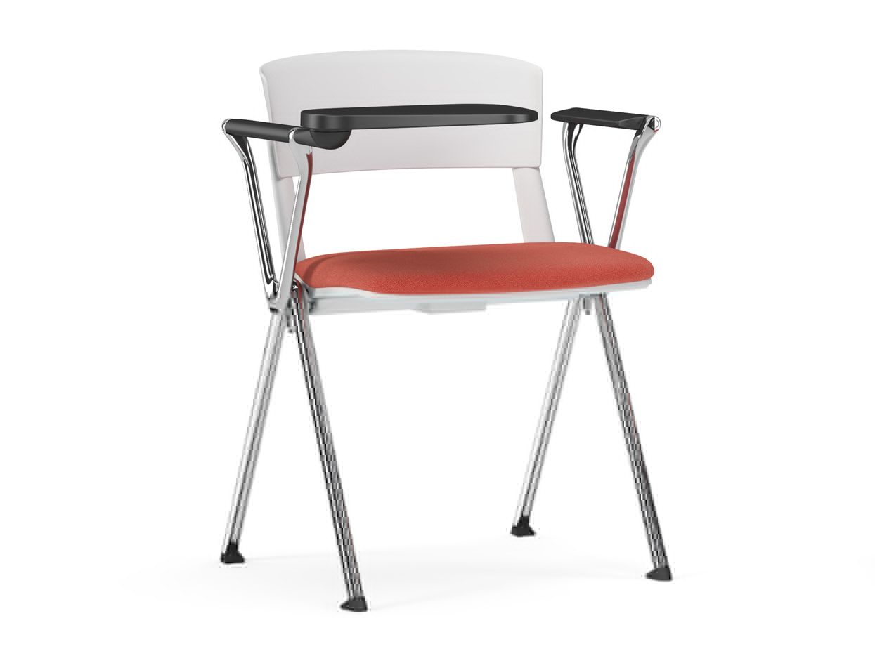 Training chairs | Stackable, with tablet arm and armrests | Archiproducts
