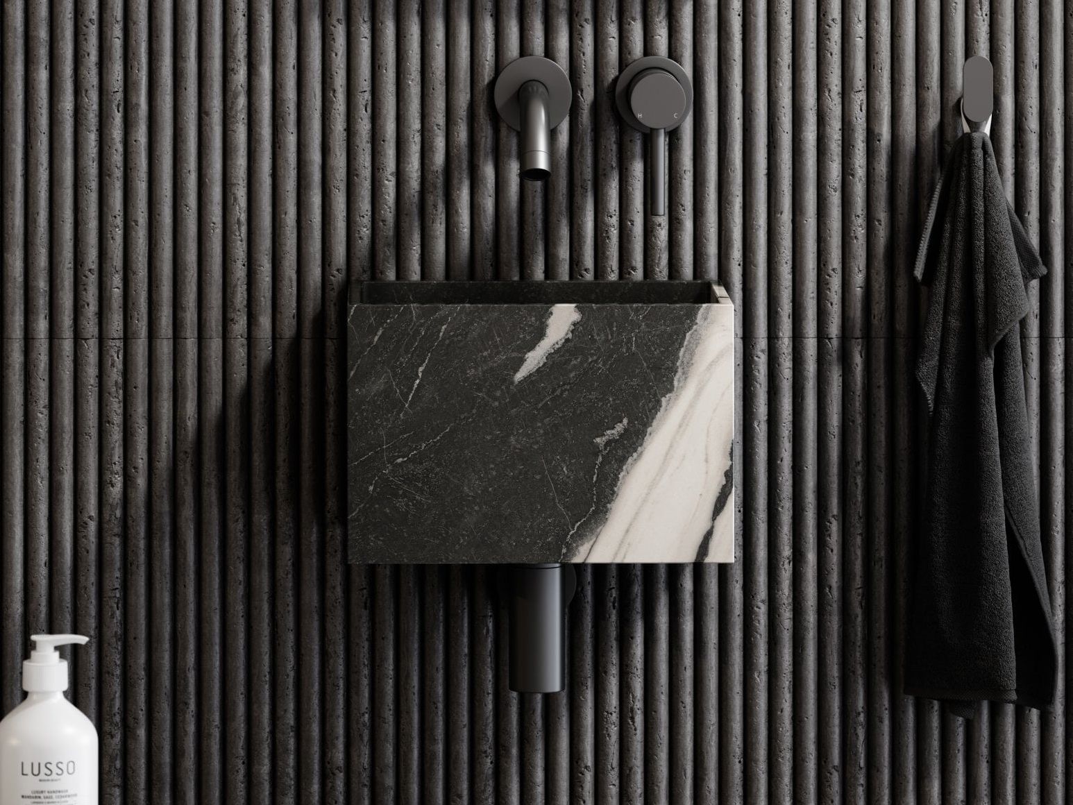 TUCCI | Wall-mounted handrinse basin By LUSSO