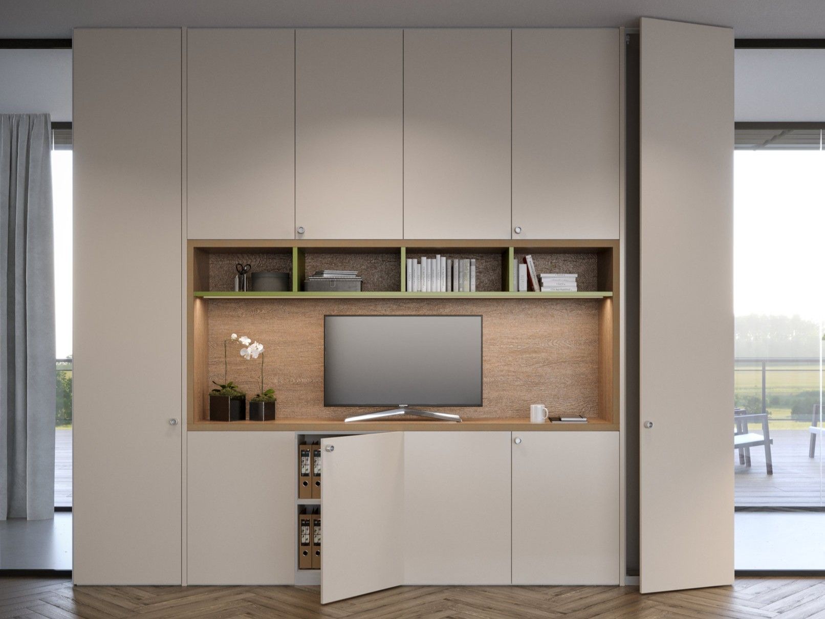 BRIEFING INTERWALL | TV wall system Briefing interwall Collection By ...