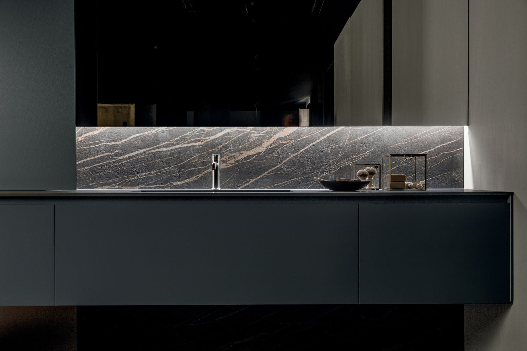 TWENTY BLADE Fenix-NTM® bathroom cabinet / vanity unit By MODULNOVA ...