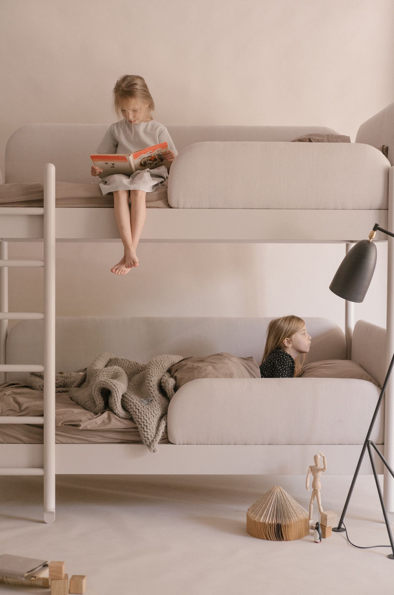TWINS Bunk bed in beech and polyester By Sleep.Onnn | design Evgeniy ...
