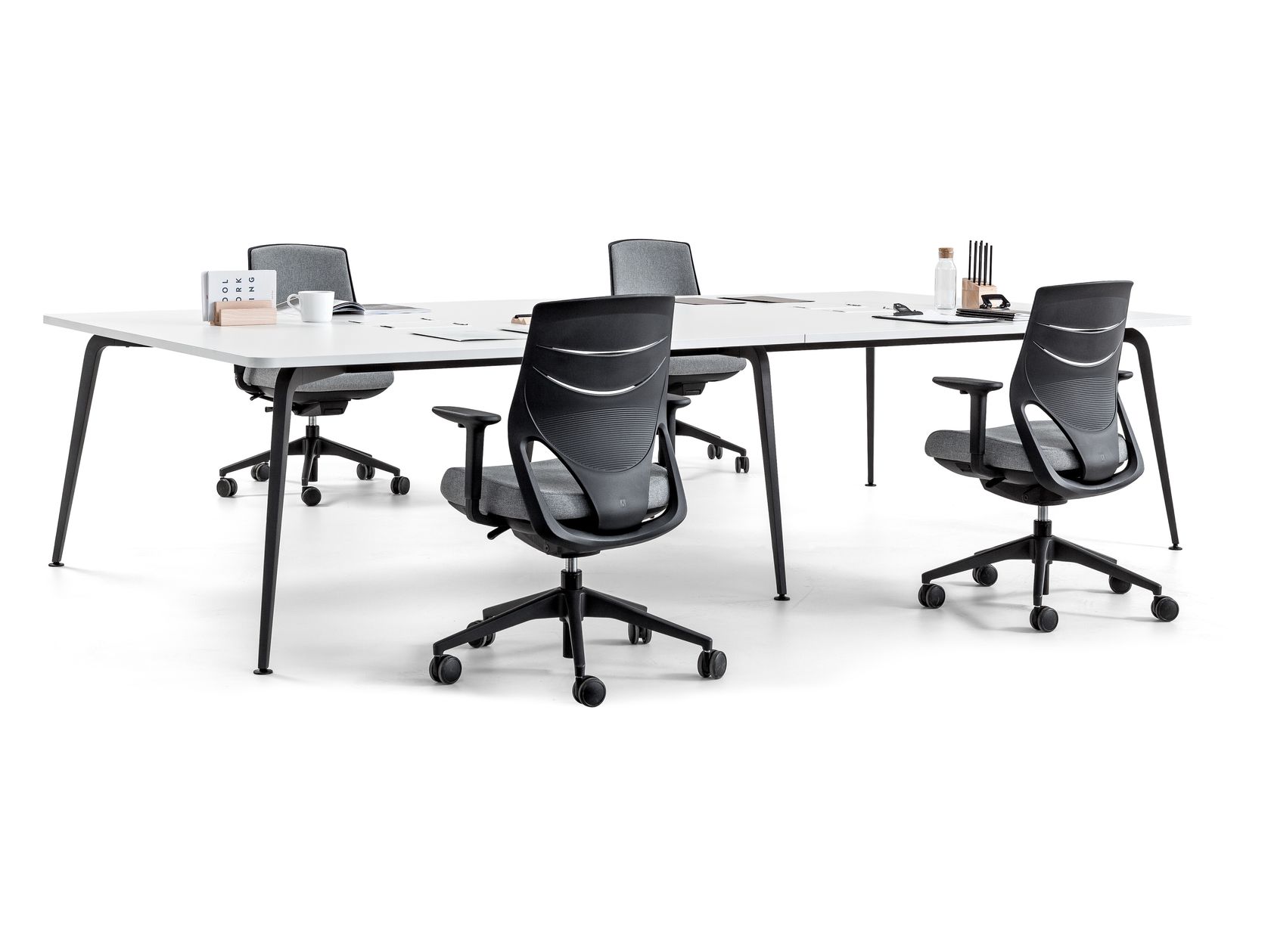 TWIST Rectangular meeting table with cable management By ACTIU | design ...