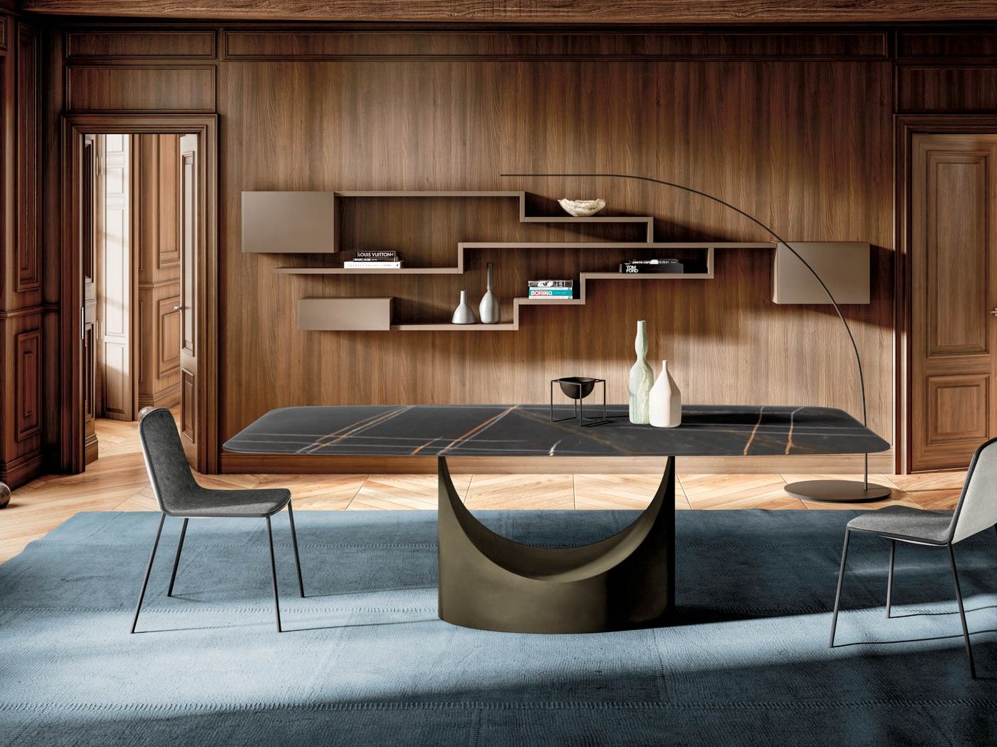 U TABLE - XGLASS | Table Glass table By Lago