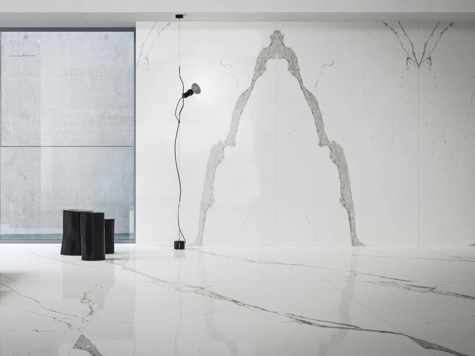 Porcelain stoneware wall/floor tiles with marble effect ULTRA MARMI ...