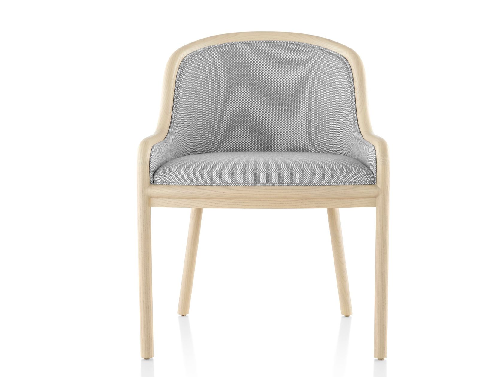 LANDMARK Upholstered fabric chair with armrests By Herman Miller ...