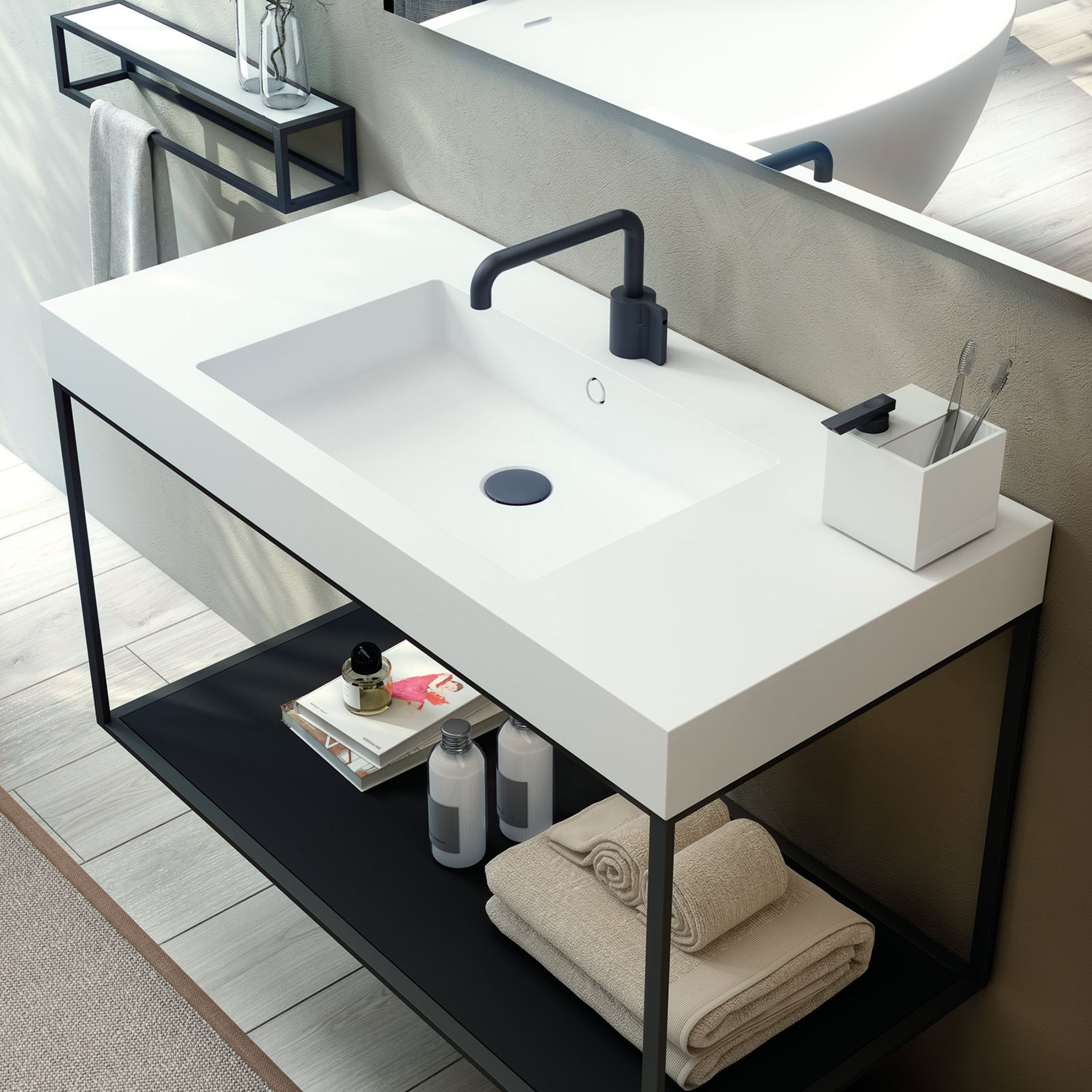 THE GRID EVO | Vanity unit The Grid Evo Collection By Cosmic design ...