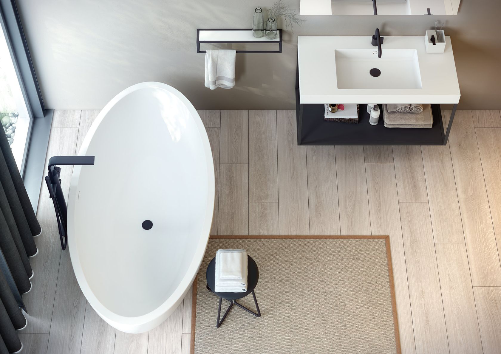 THE GRID EVO | Vanity unit The Grid Evo Collection By Cosmic design ...