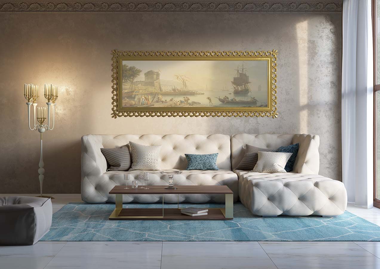 Tufted sectional sofa VENERE By Scandal design R&D studio lab