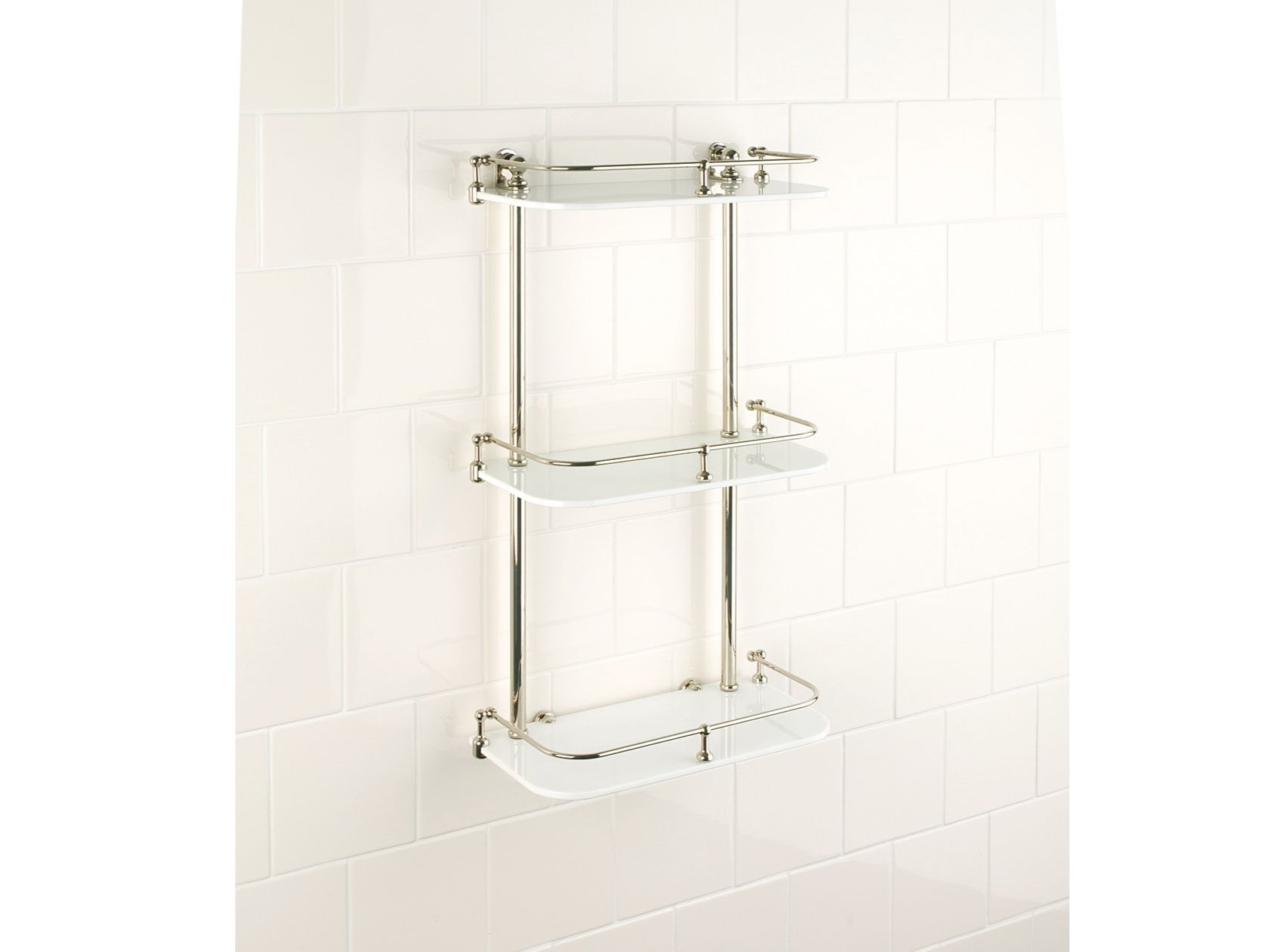VIENNA | Glass bathroom wall shelf Vienna Collection By Aquadomo