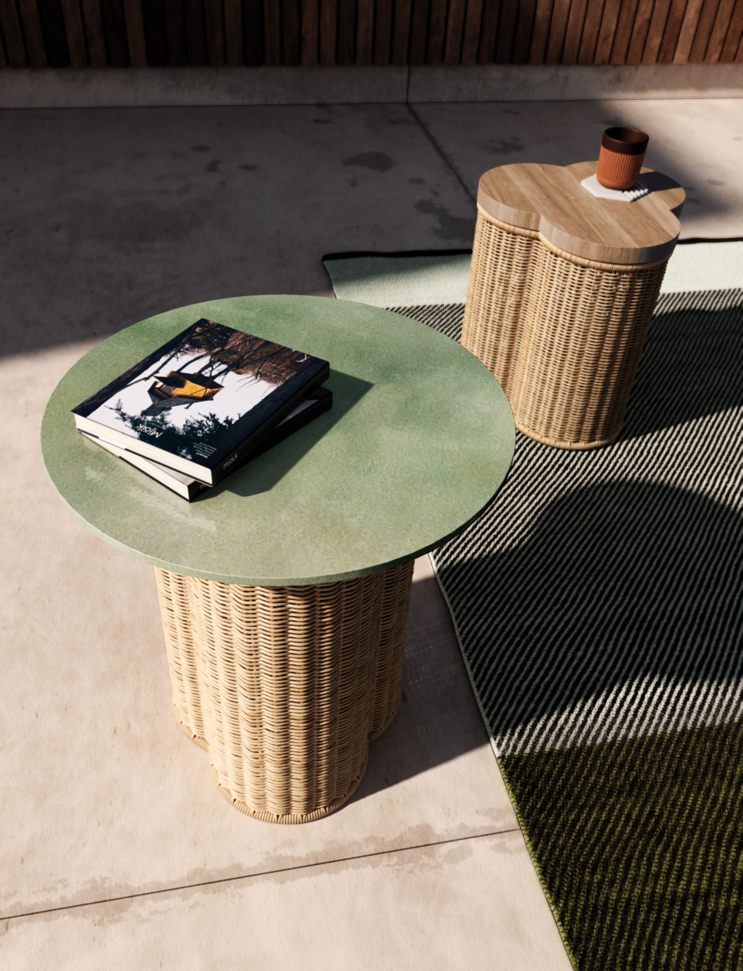 VIMINI | Coffee table Vimini Collection By Kettal design Patricia Urquiola