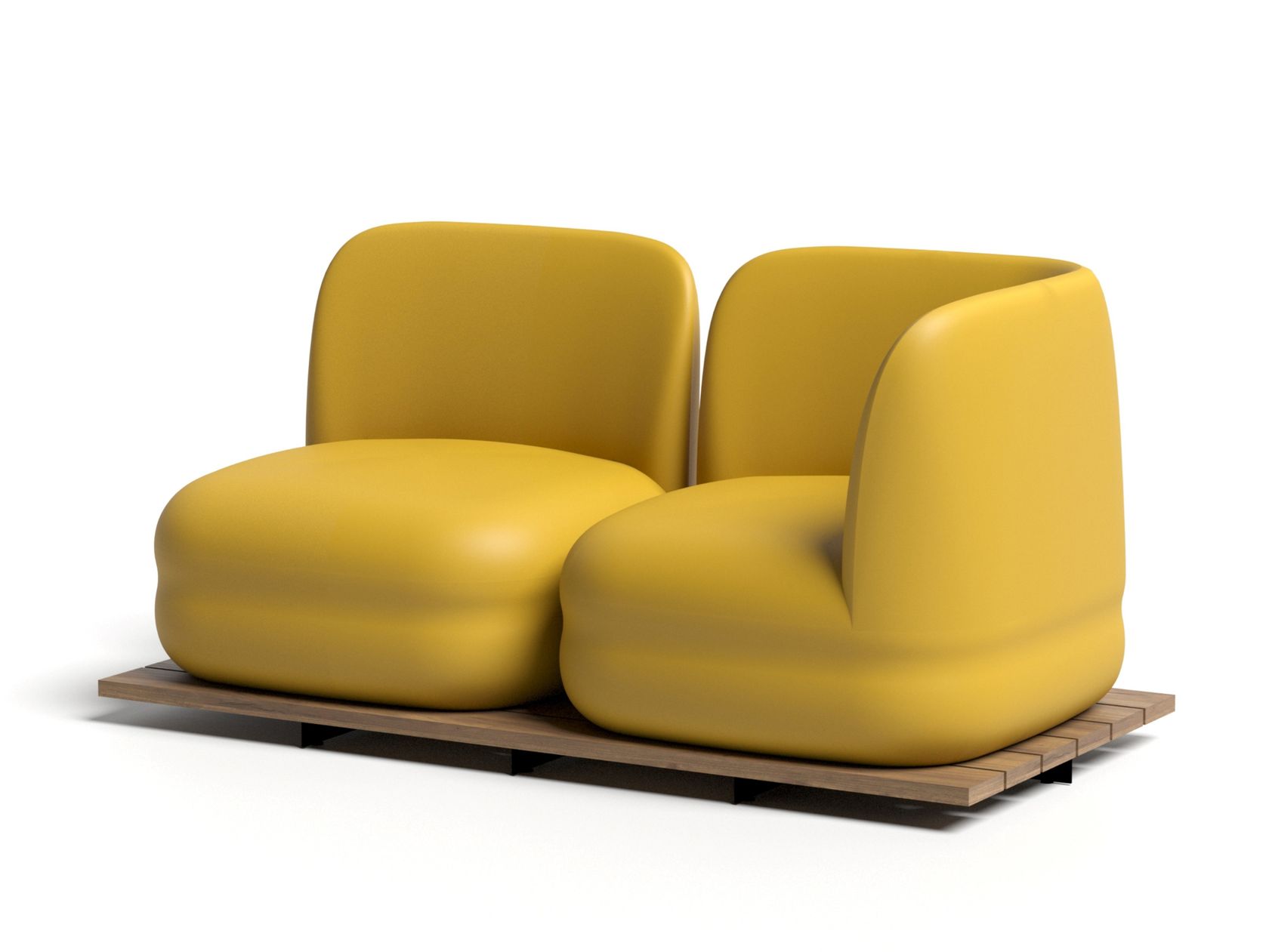 VISTAS WOOD 2 Sofa By Bõln | design Mattias Stenberg
