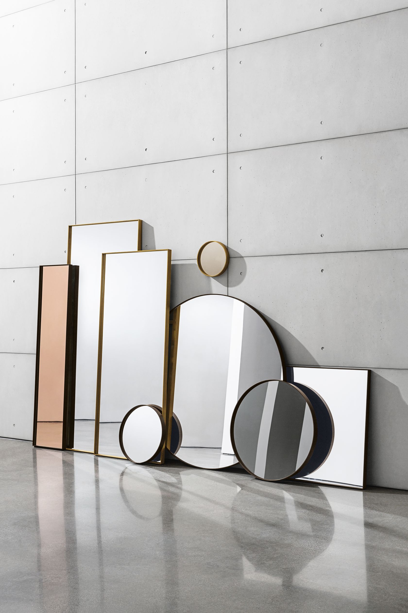 Wall-mounted rectangular mirror VISUAL RECTANGULAR By Sovet italia ...