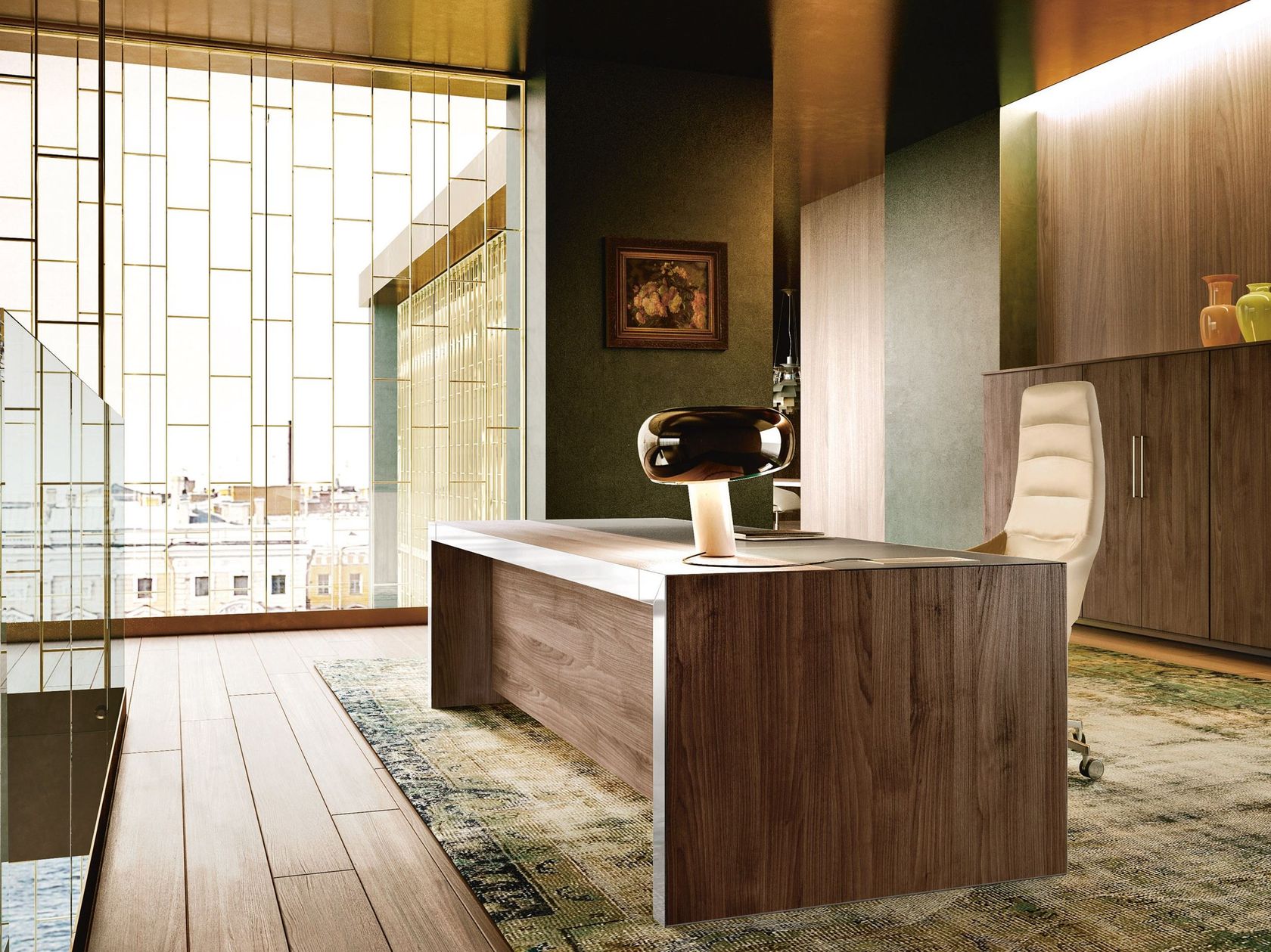 VOGUE | Rectangular office desk By Sinetica design Sinetica Design Lab