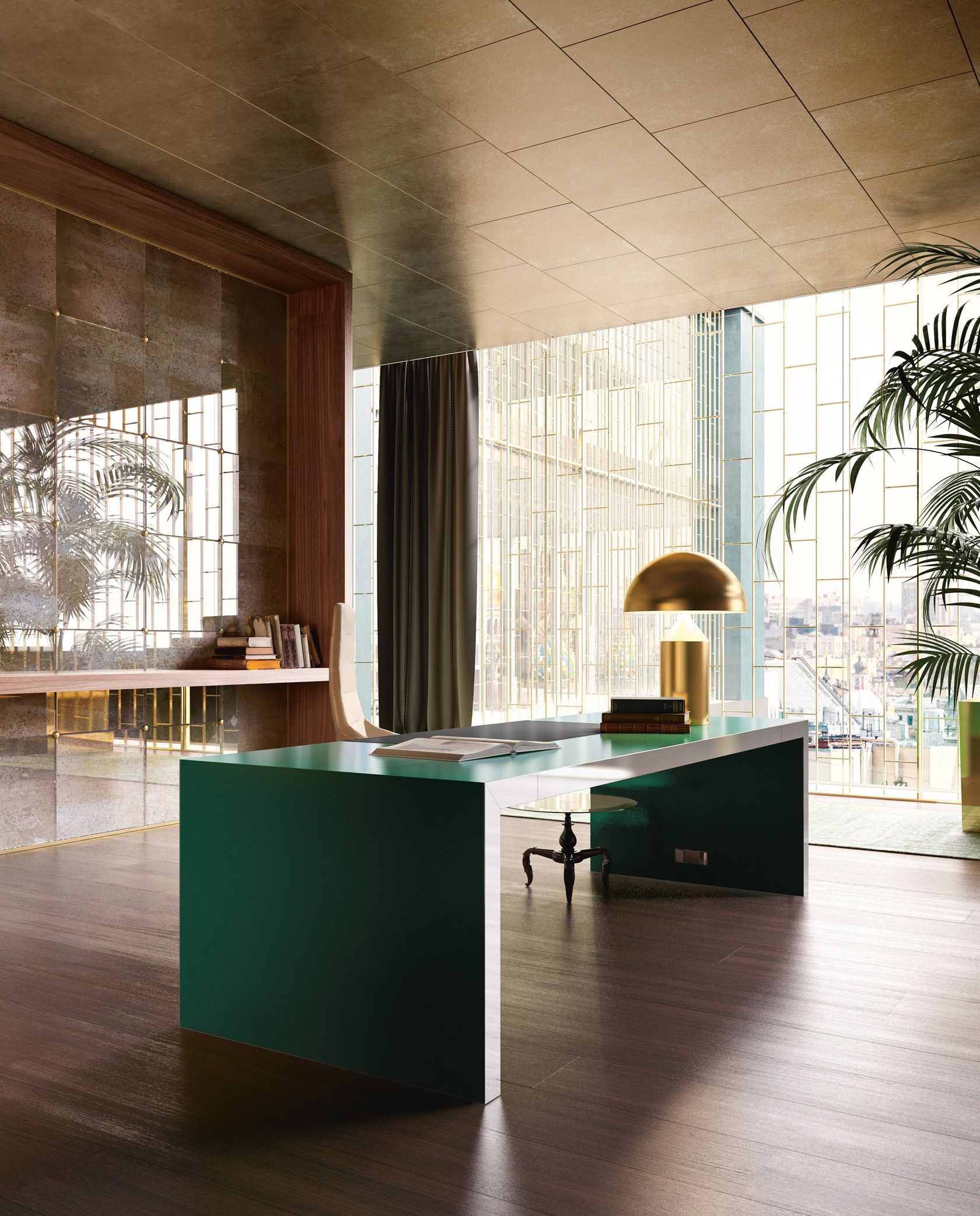 VOGUE | Rectangular office desk By Sinetica design Sinetica Design Lab
