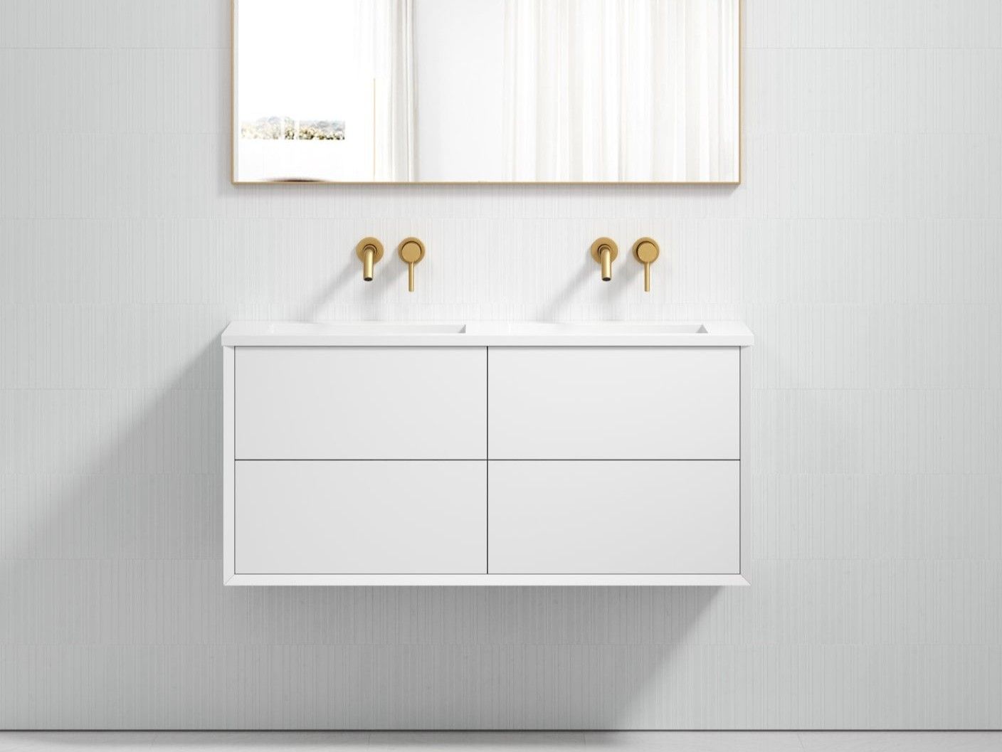 Vanity units by LUSSO | Modern, wall-mounted, with doors and drawers ...