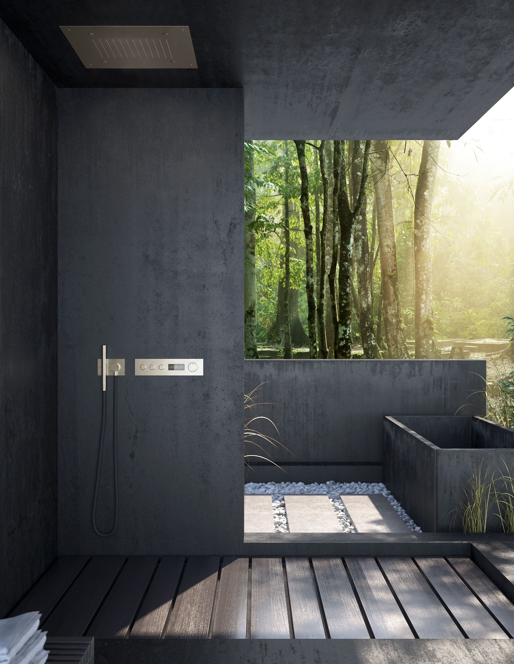 W-70S Shower tap By Rubinetterie Treemme