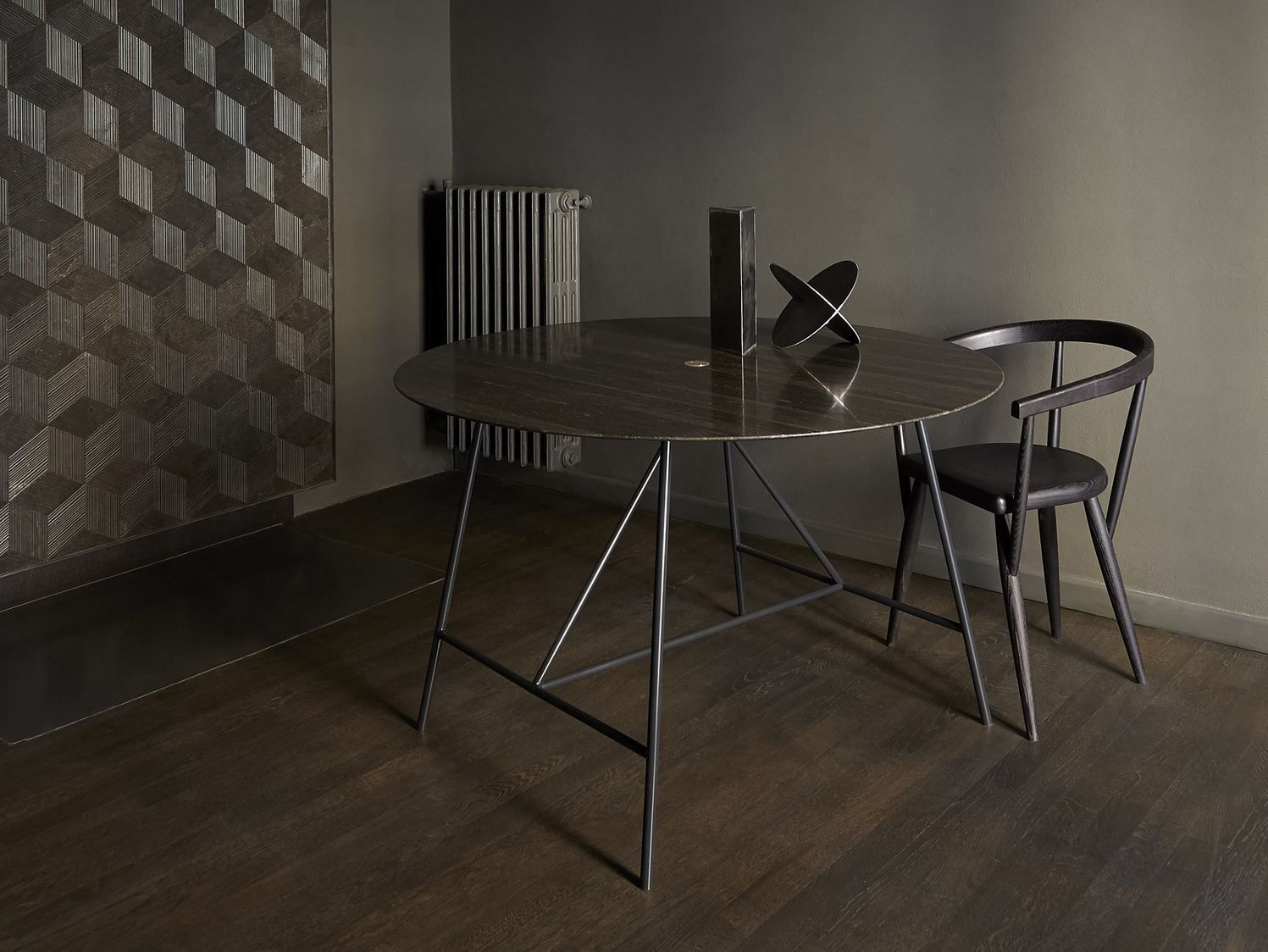 W | Tavolo rotondo Collezione Tavolo W By SALVATORI design David Lopez ...