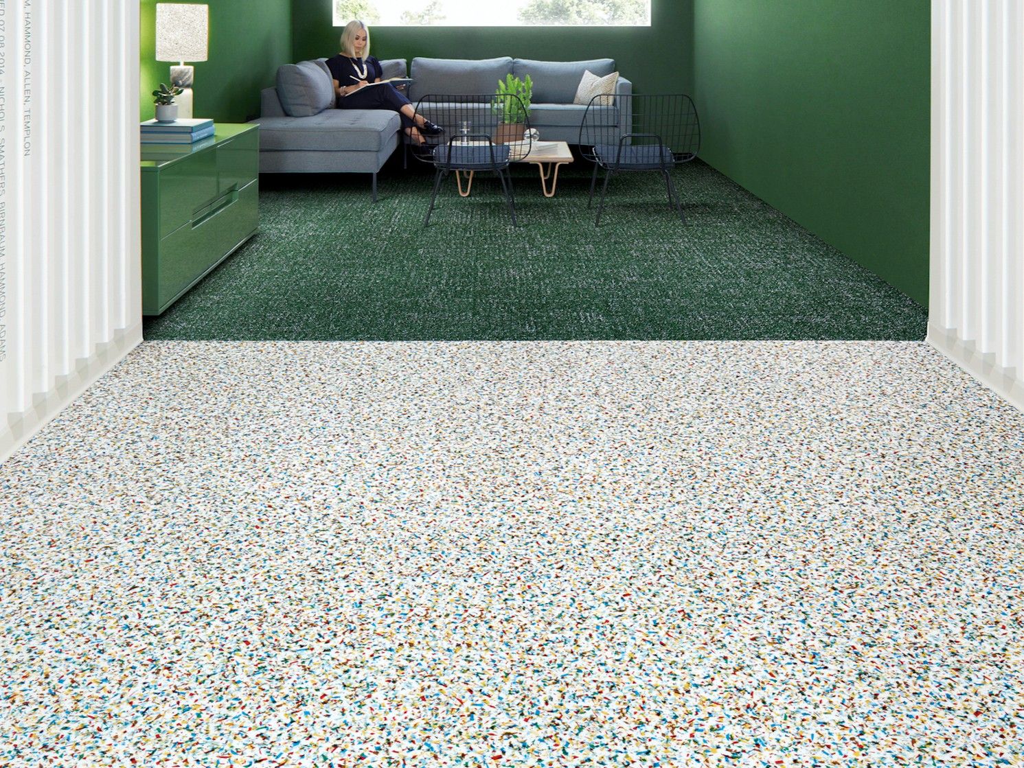 LOOK BOTH WAYS Ecological resilient vinyl flooring By Interface®
