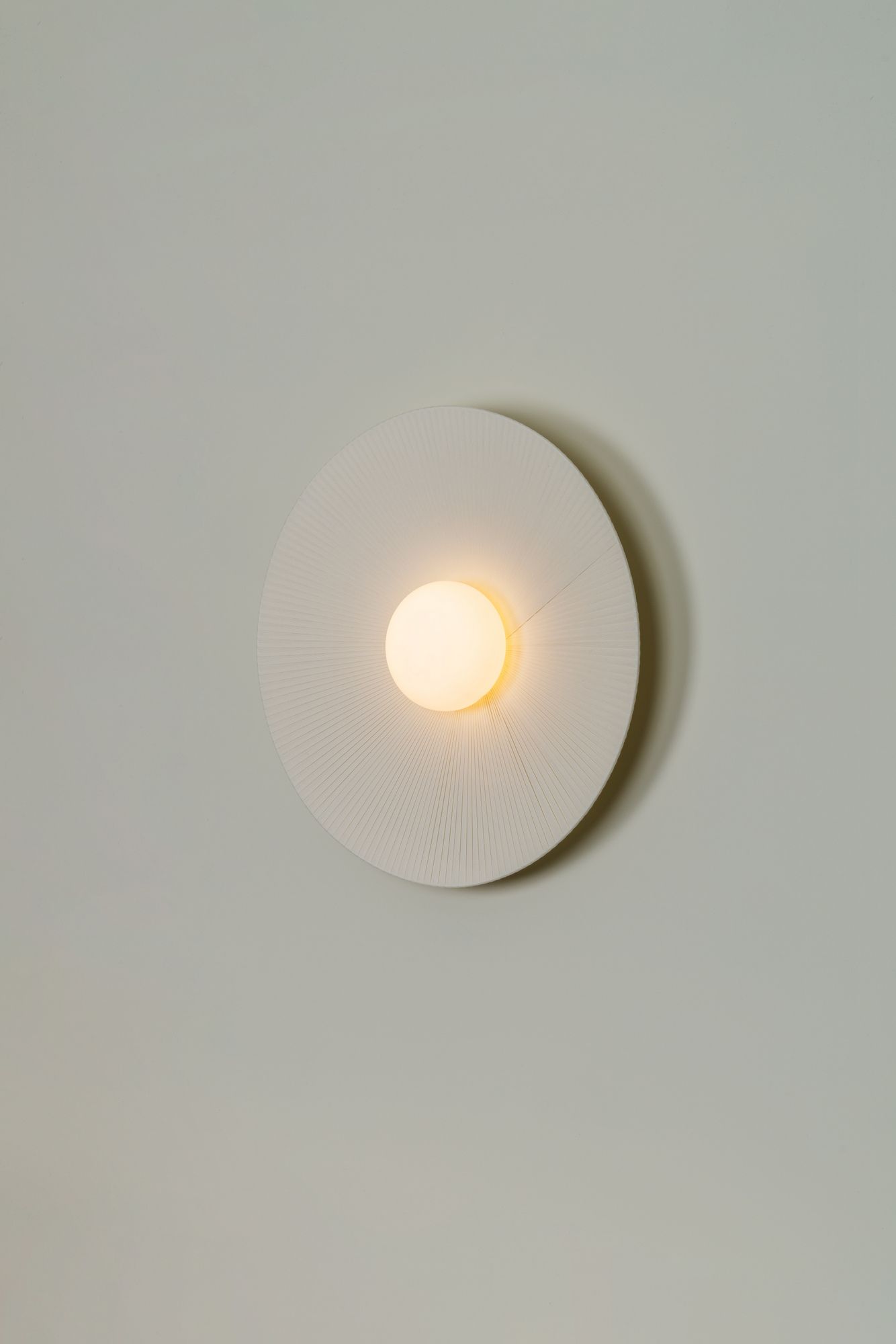 ARTIC CIRCLE LED fabric wall lamp By Milan Iluminación
