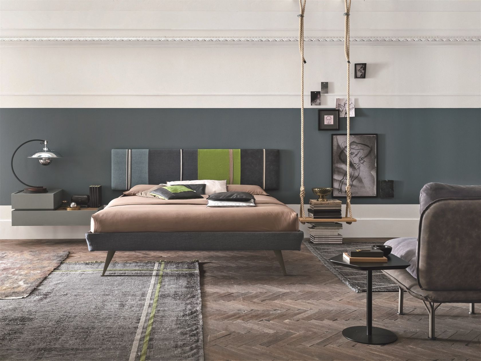 REPLAY | Wall-mounted bedside table Replay Collection By Gruppo Tomasella