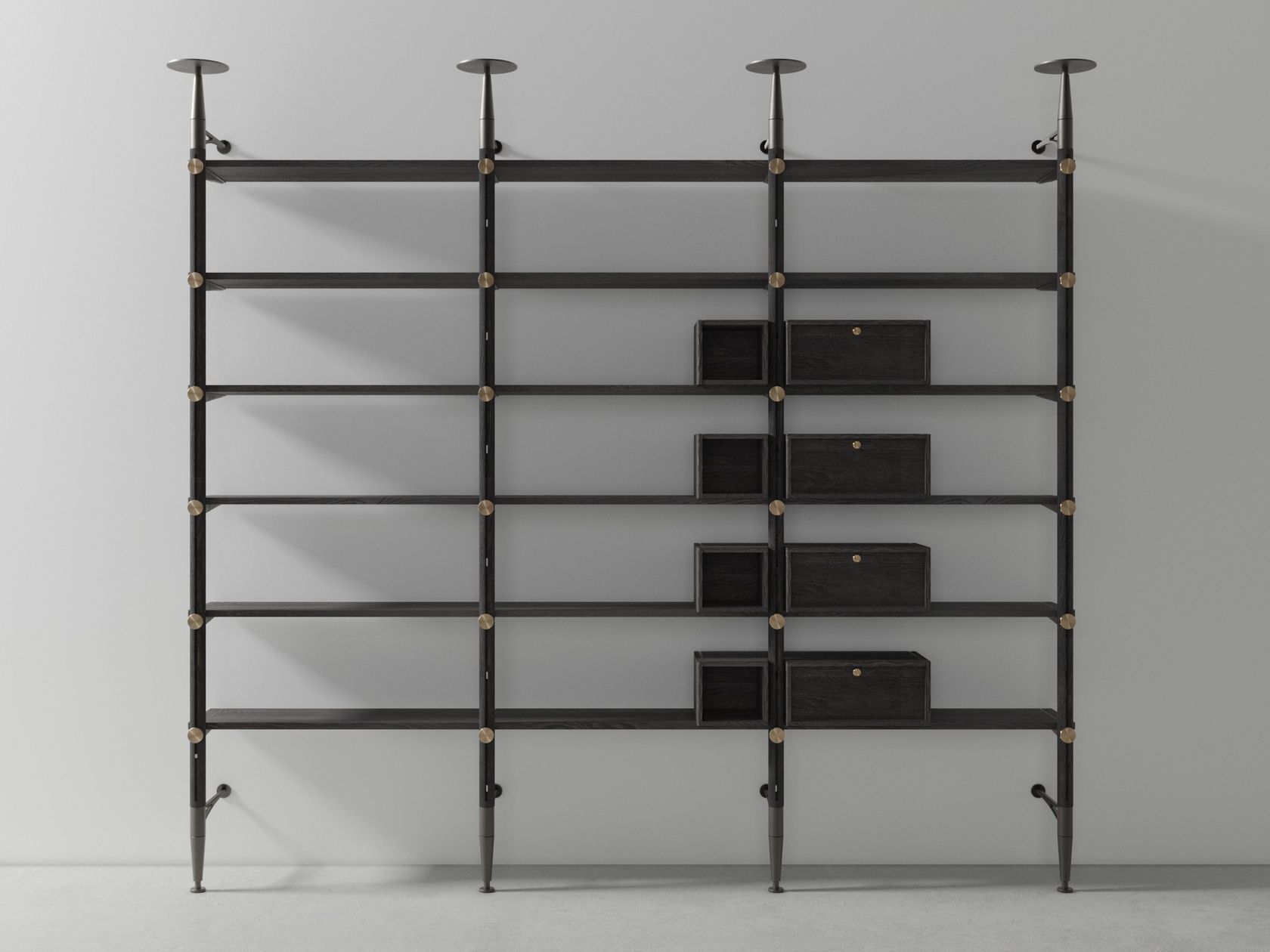 INUMBRA | Wall-mounted bookcase By District Eight