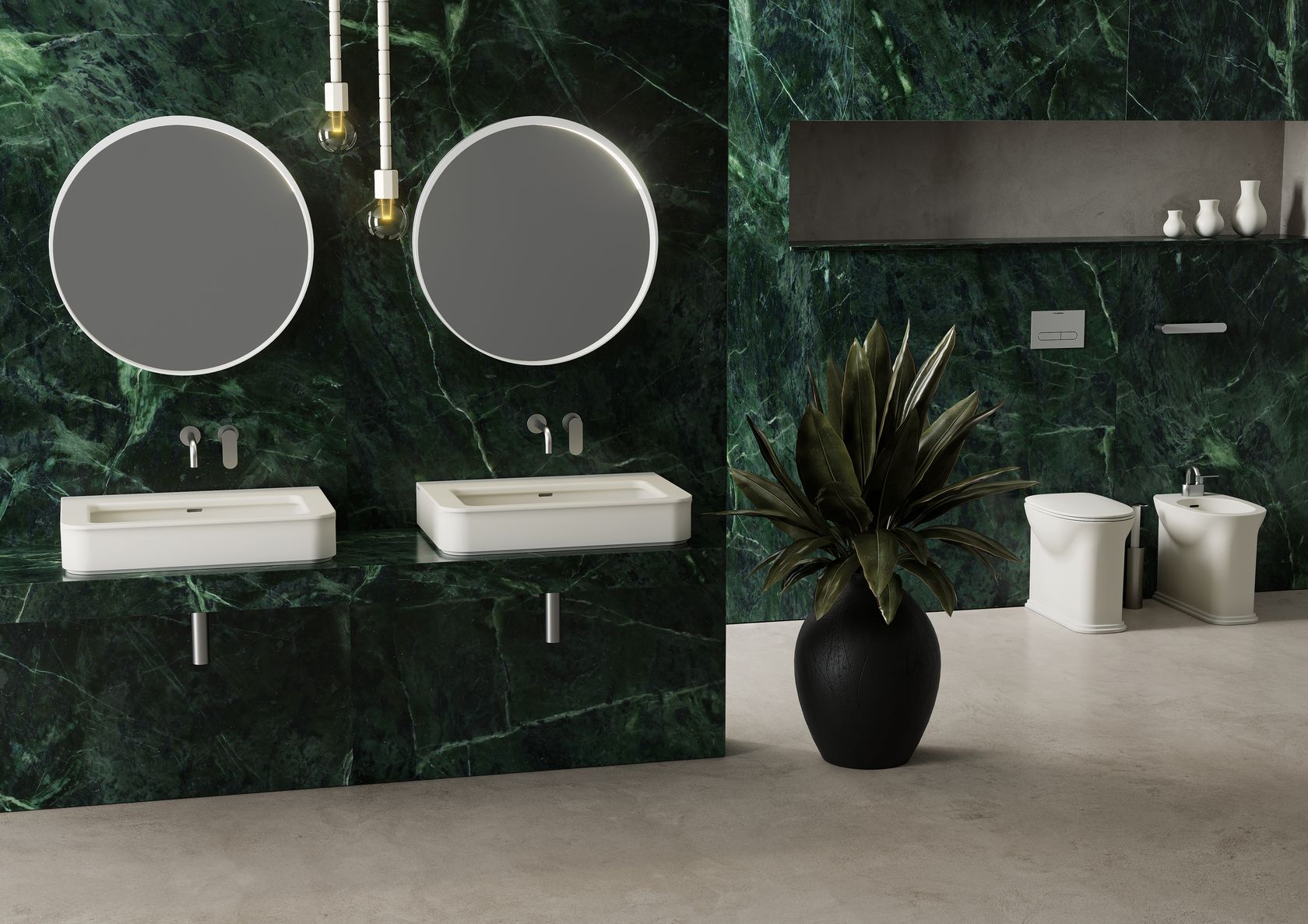 MADRE | Washbasin Madre Collection By Ceramica Flaminia design angelettiruzza design