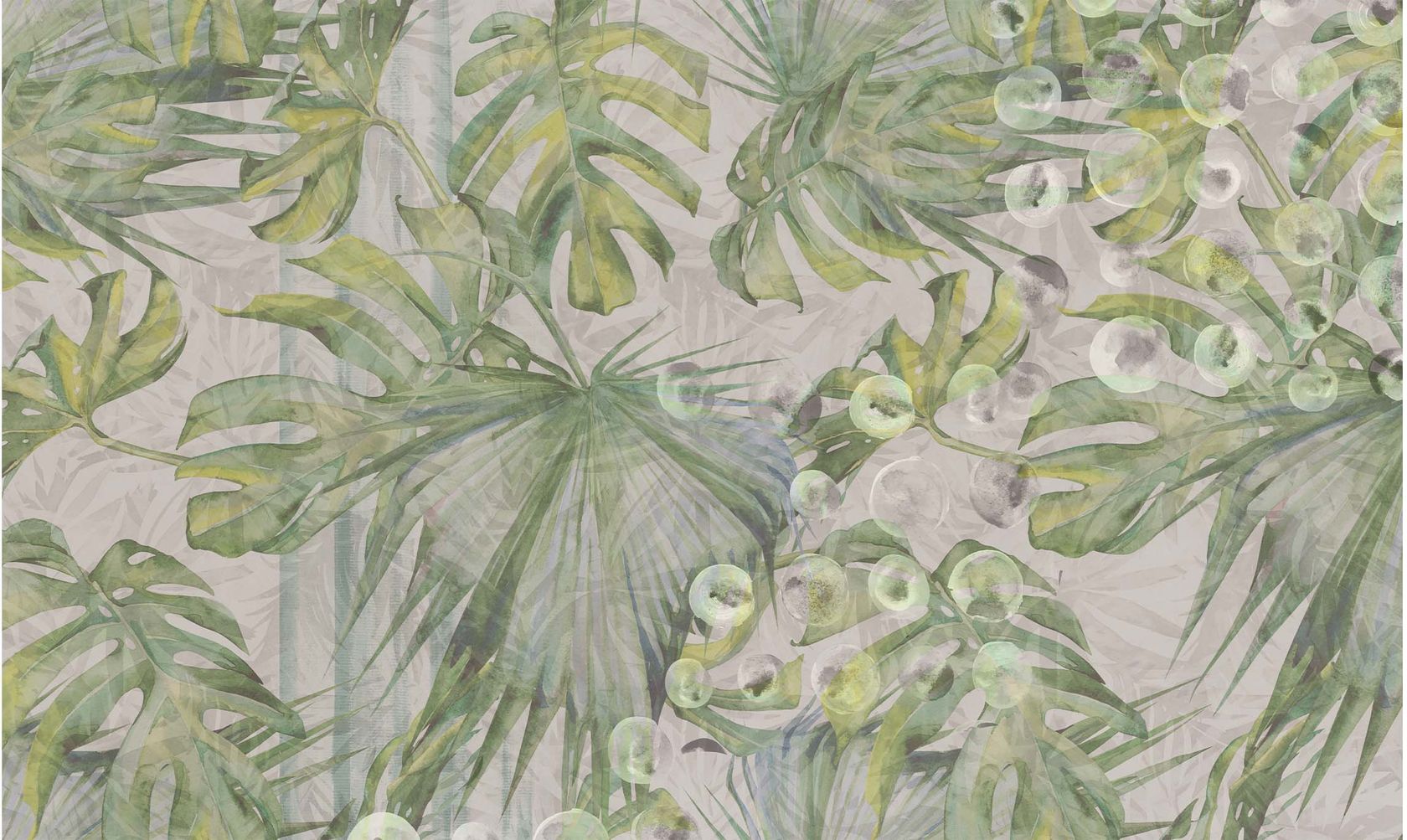 Carta da parati panoramica con motivi floreali WIKI - MILLE997 - Edilportale