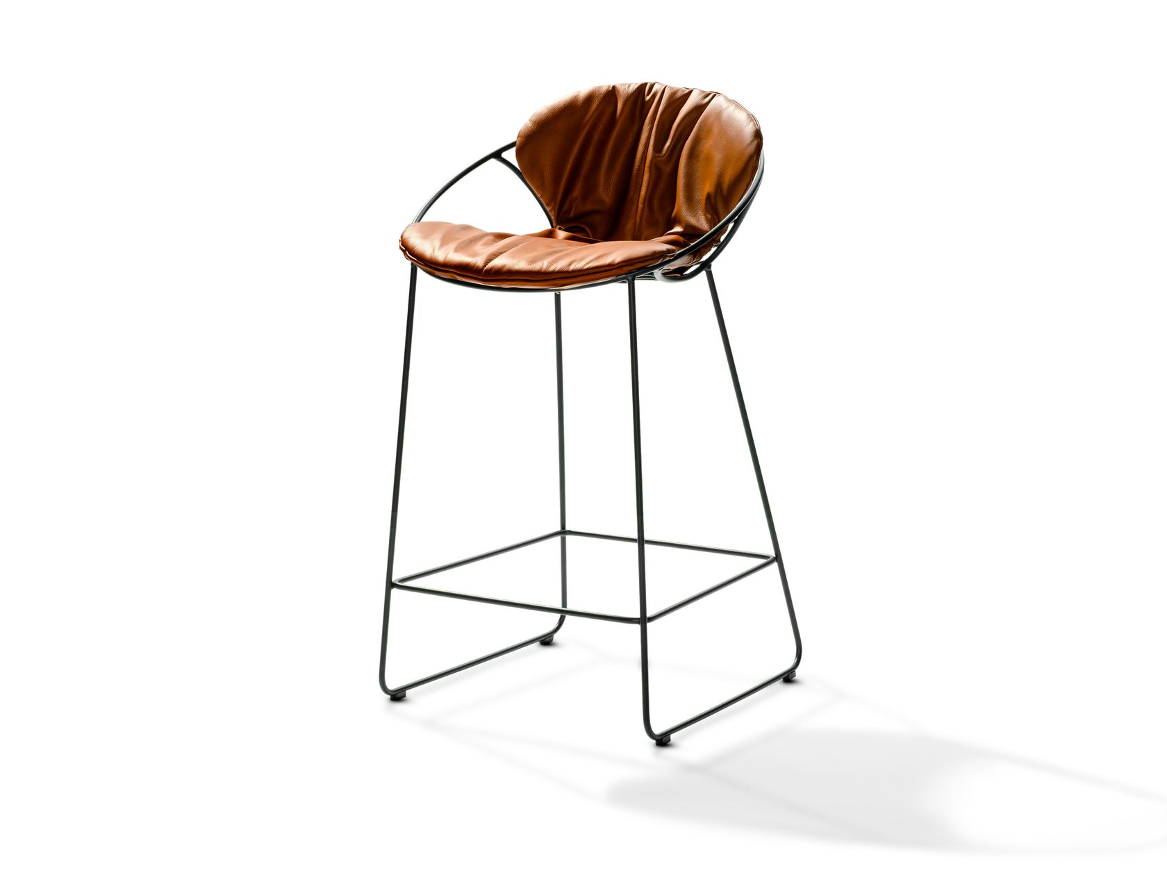 WIRE | Leather stool Wire Collection By Joli