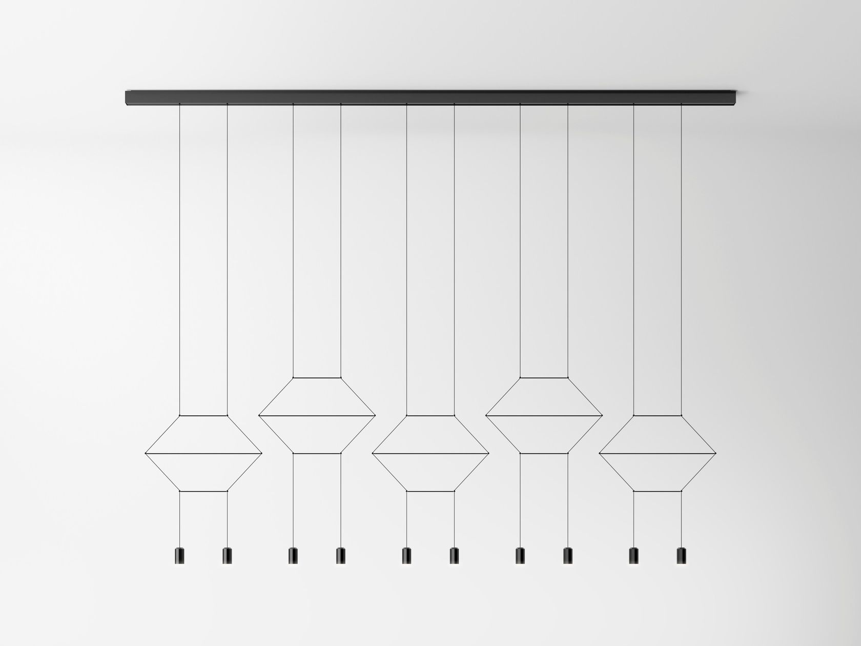 WIREFLOW LINEAL Pendant lamp By Vibia | design Arik Levy