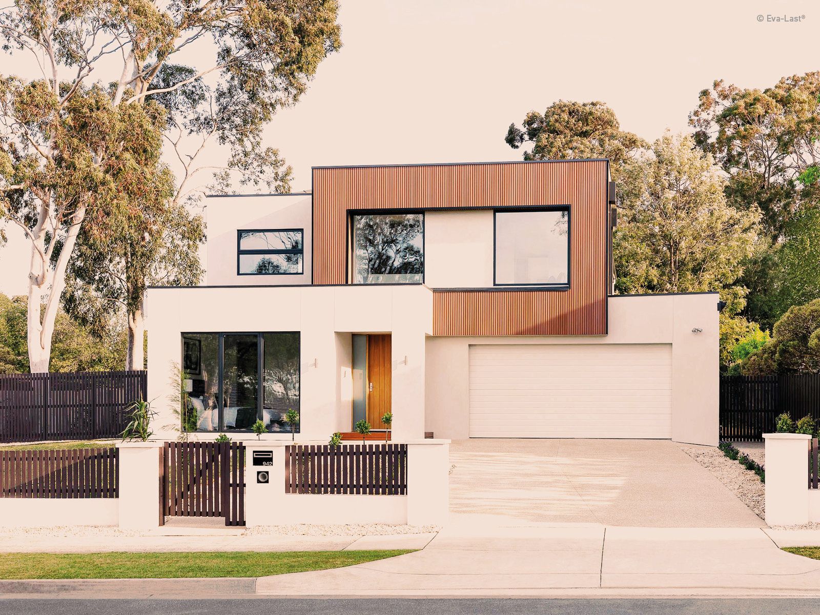 WPC CASTELLO Panel de madera para fachada By Ravaioli Legnami