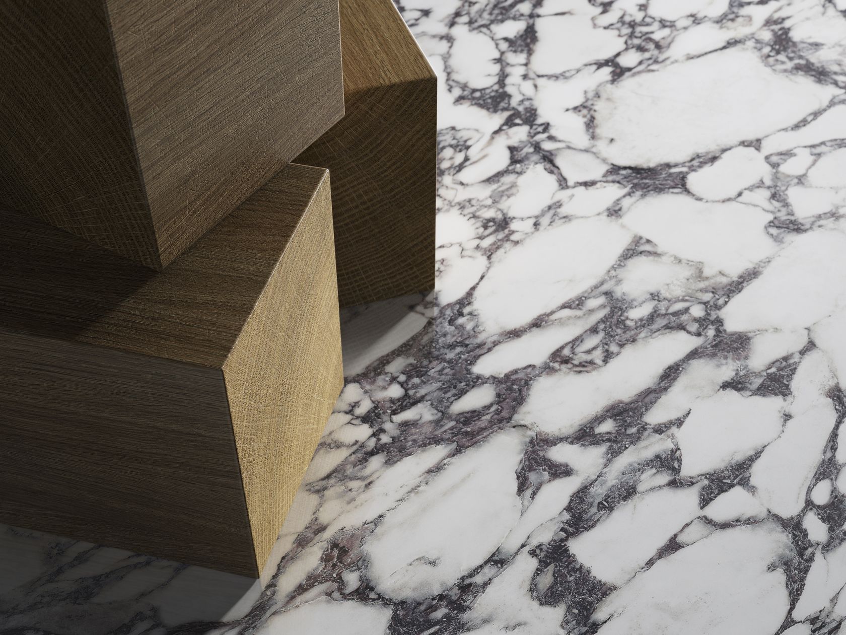 Porcelain stoneware wall tiles with marble effect XTONE - VIOLA BLUE ...