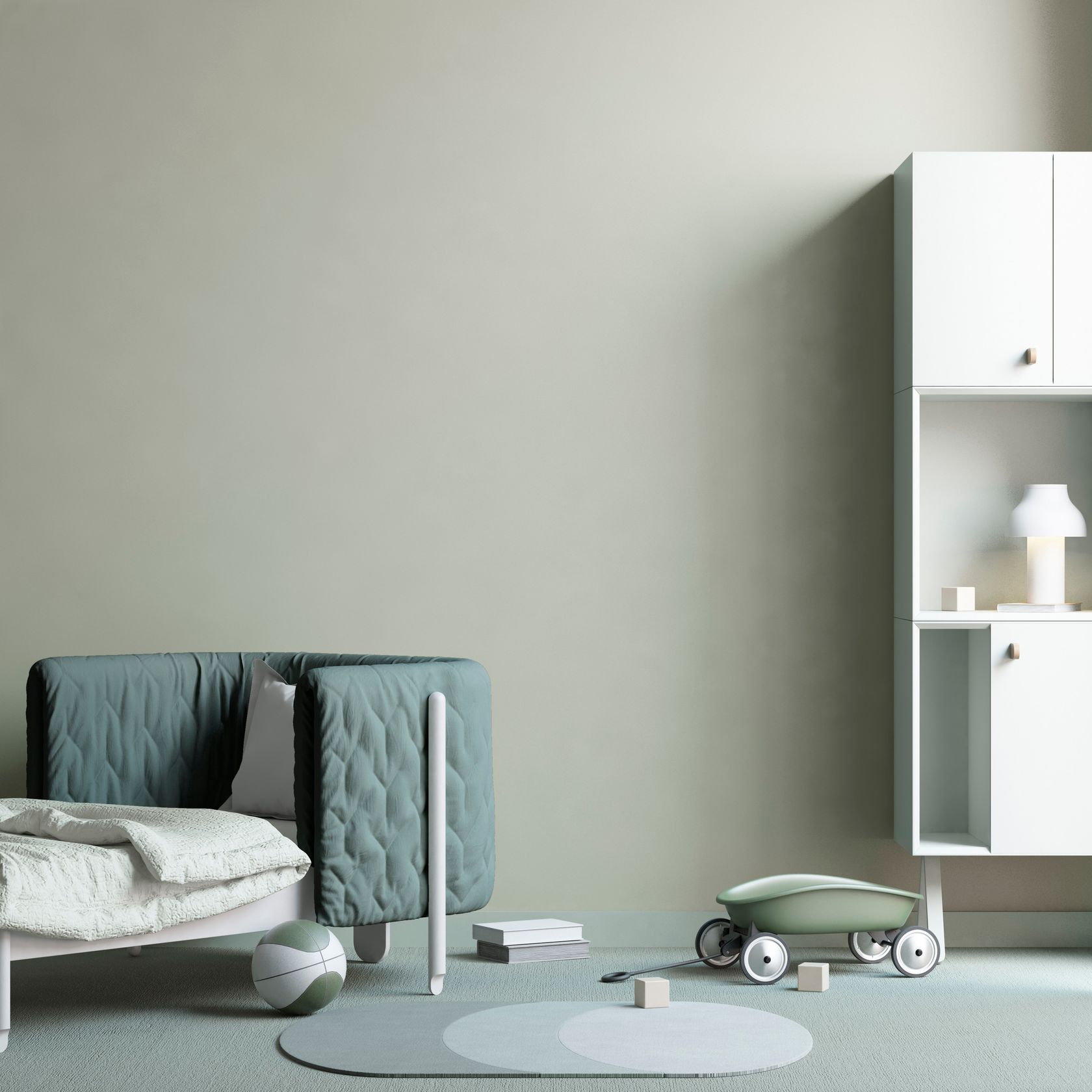 XXL Fabric kids single bed with upholstered headboard By Sleep.Onnn ...