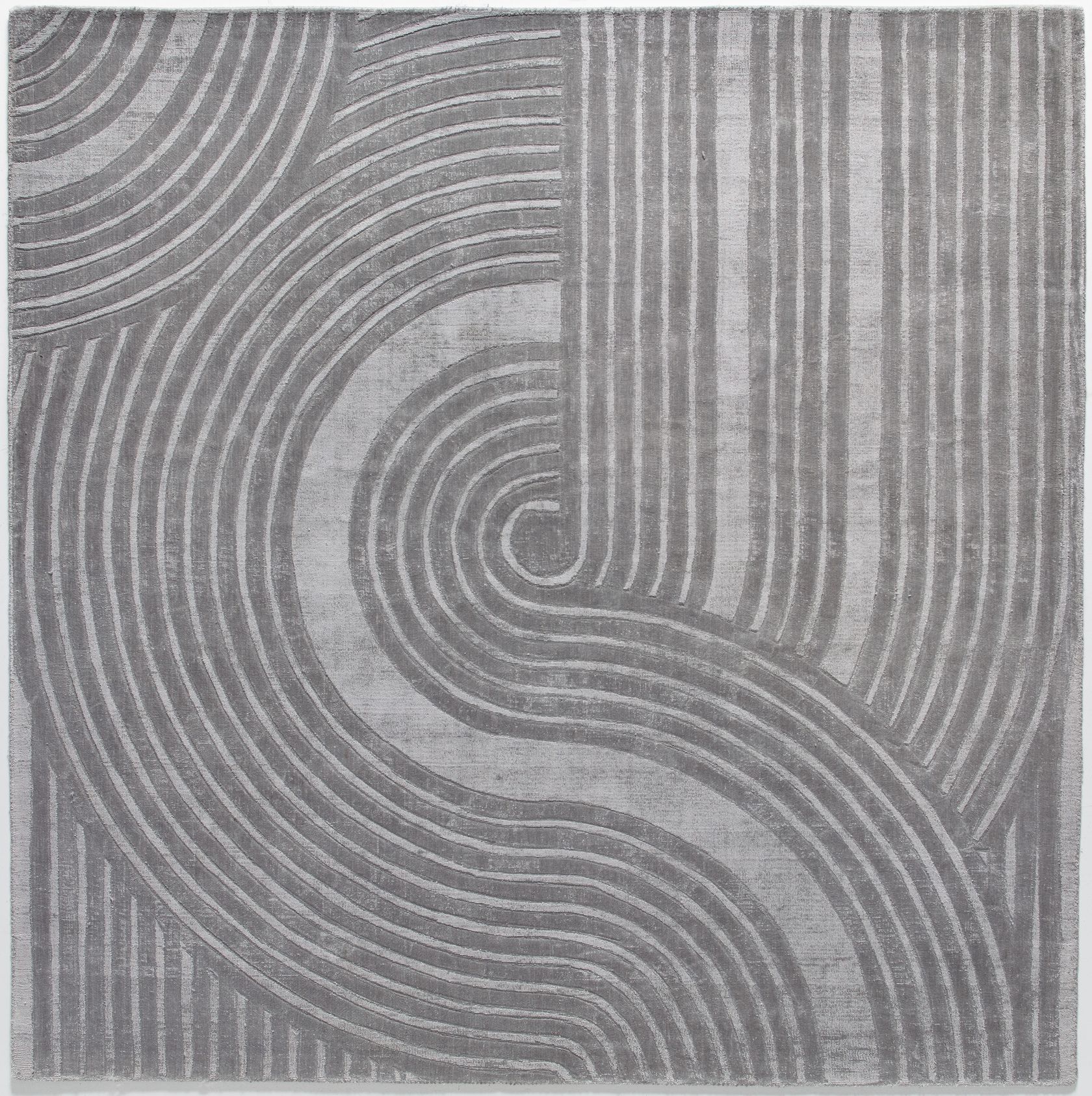 ZEN | Square rug Square rug in hand-crafted viscose By SITAP Carpet ...